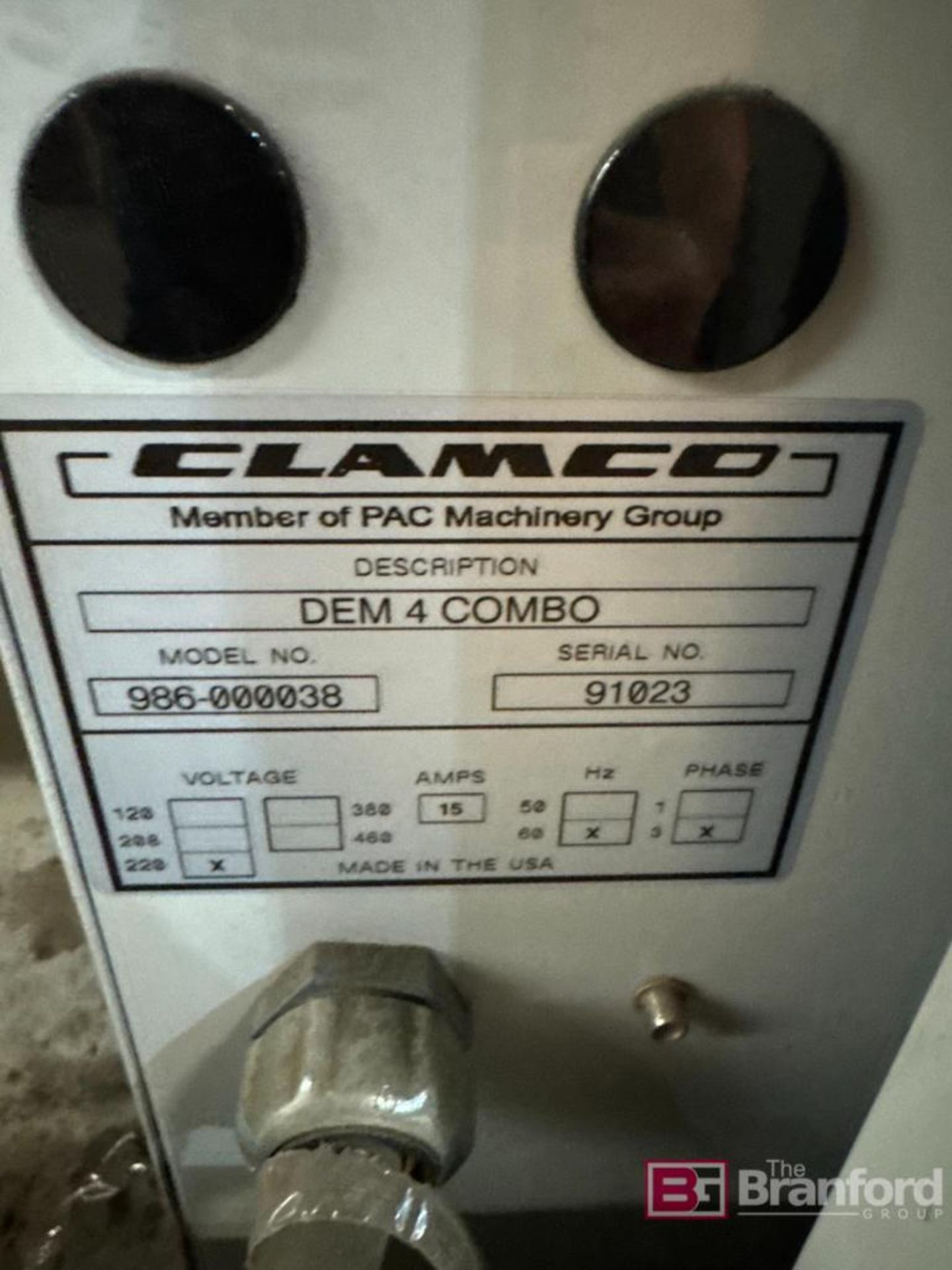 Clamco DEM4 Combo DEM Series Shrinkwrap System, Model 986-000038, 220V ...
