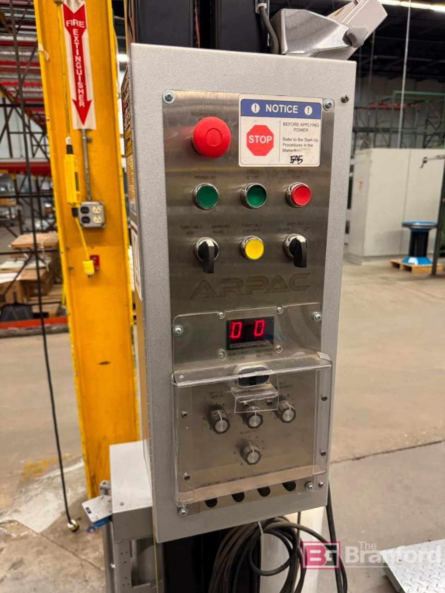 2021 Arpac Model WA-PRO-4016L 4000Lbs Capacity Semi Automated Rotary ...