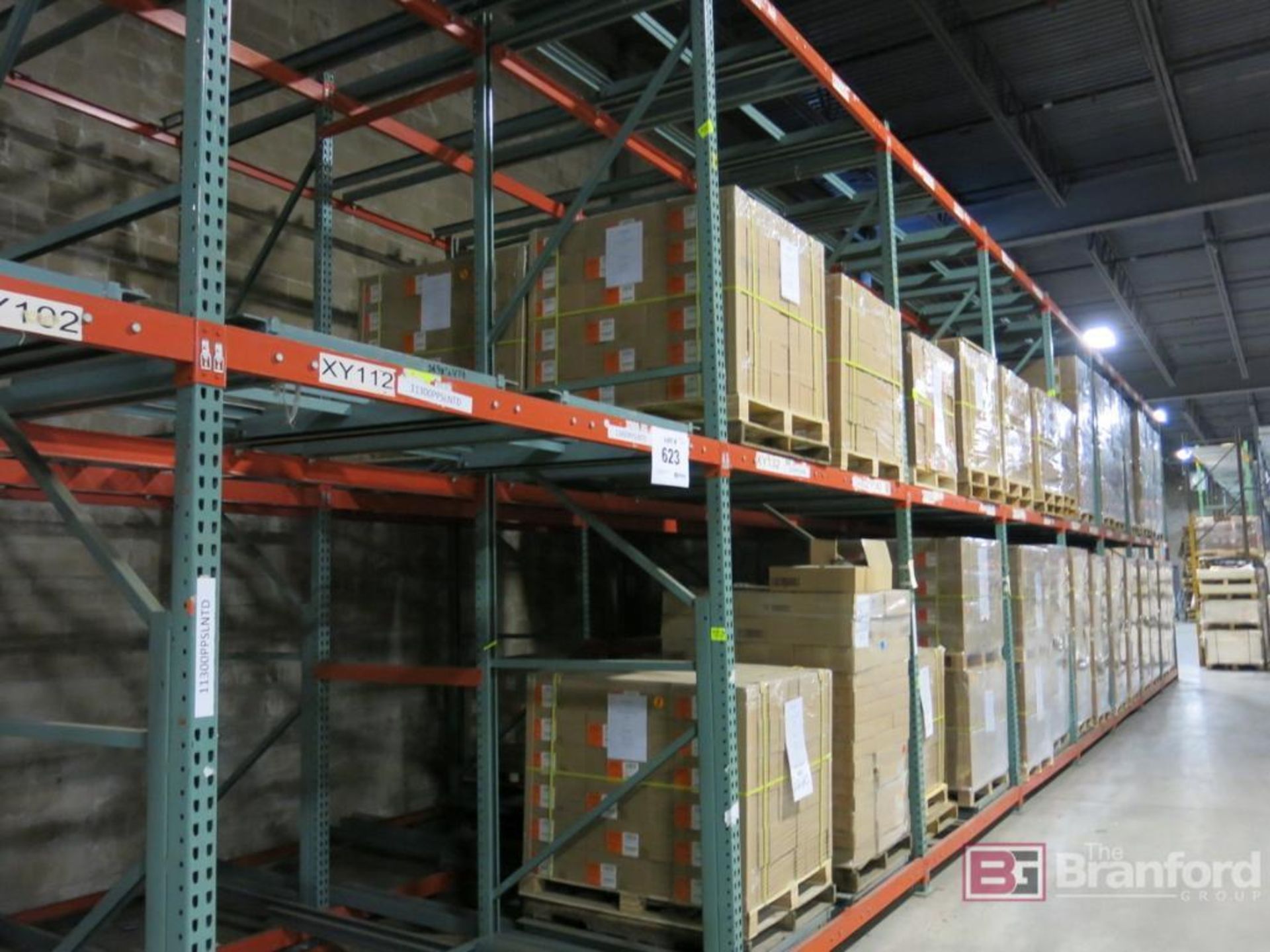 (13) Sections of Dual Carriage, Clip Together Push Back Racking, (30 ...