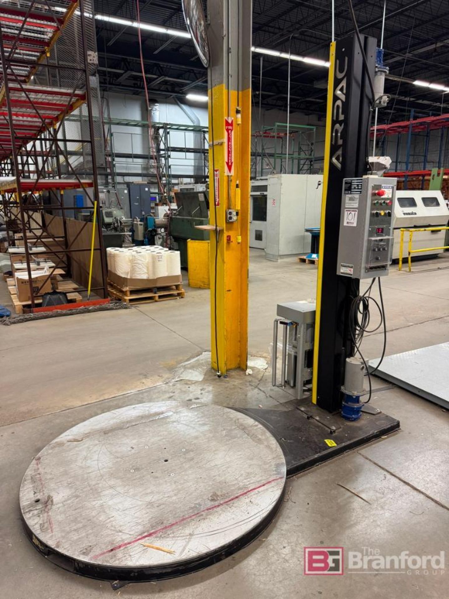 2021 Arpac Model WA-PRO-4016L 4000Lbs Capacity Semi Automated Rotary ...