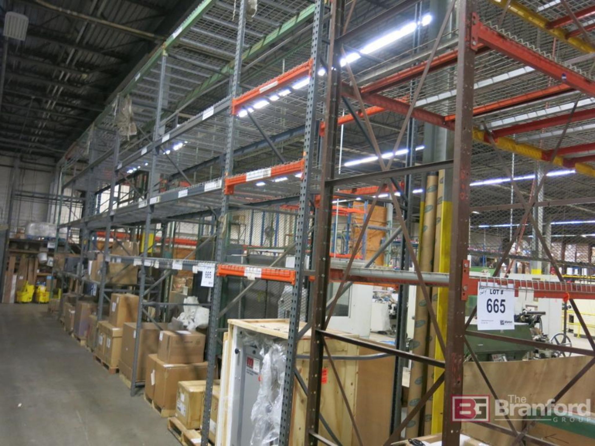(6) Sections of Bolt Together Pallet Racking, (6) Sections of Clip ...