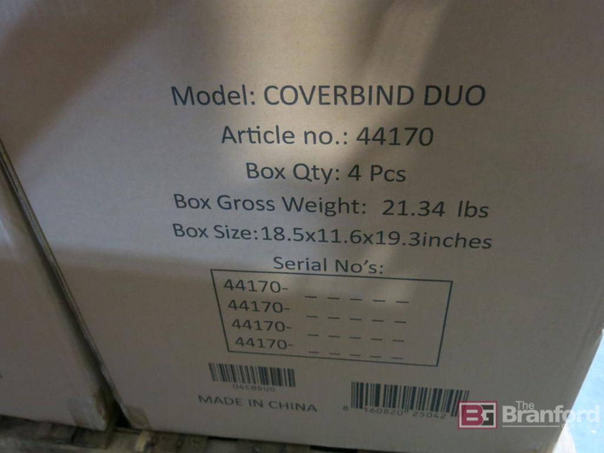 Pallet of Coverbind Duo Binding Laminator Systems w/ (7) Boxes incl (4 ...