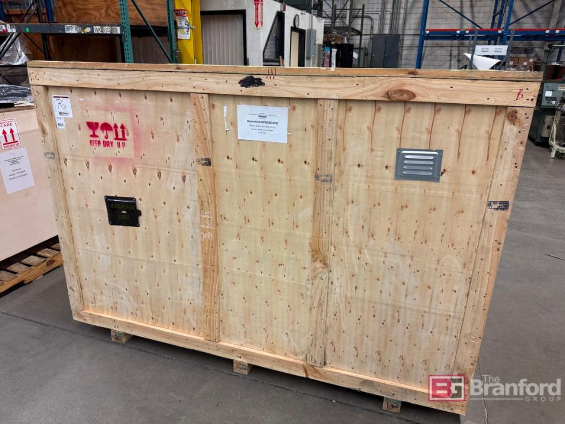 Coverbind Perfect Binder w/ Side Gluing Station, Cover Feeder, Creaser ...