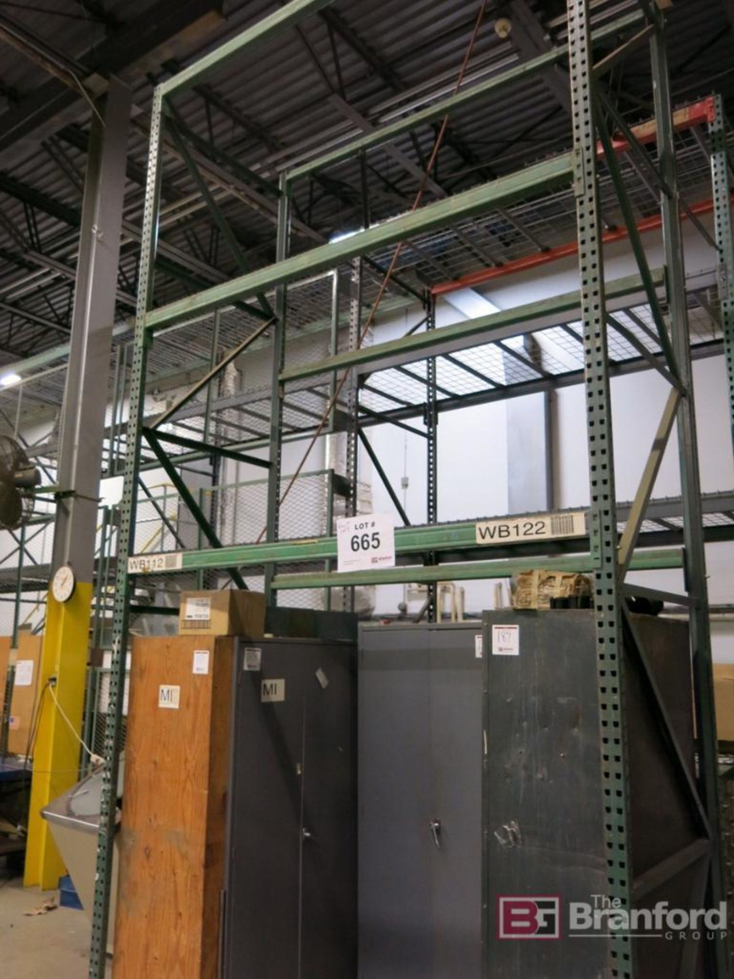 (6) Sections of Bolt Together Pallet Racking, (6) Sections of Clip ...