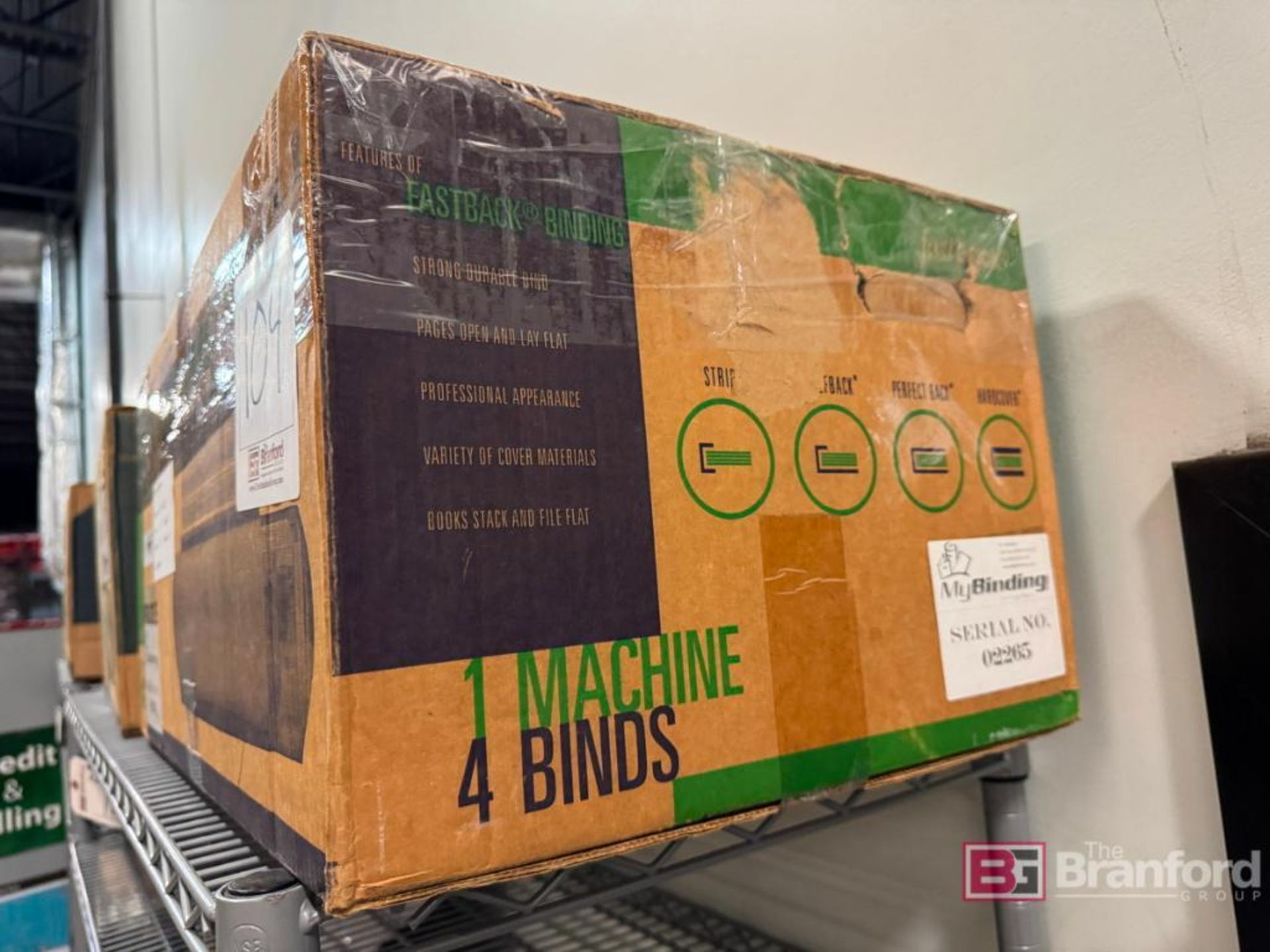 Powis Parker Fastback Model 9 Binding Machine, refurbished in box
