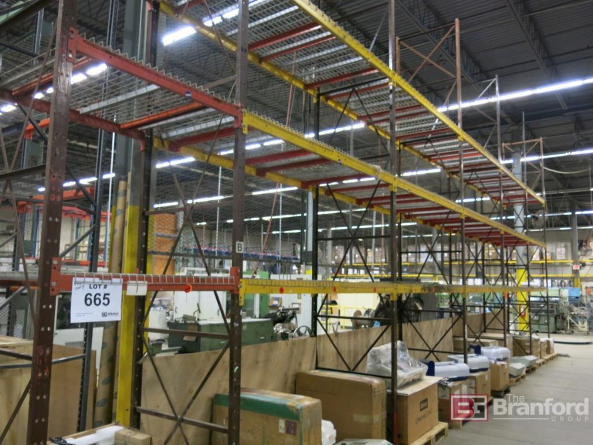 (6) Sections of Bolt Together Pallet Racking, (6) Sections of Clip ...