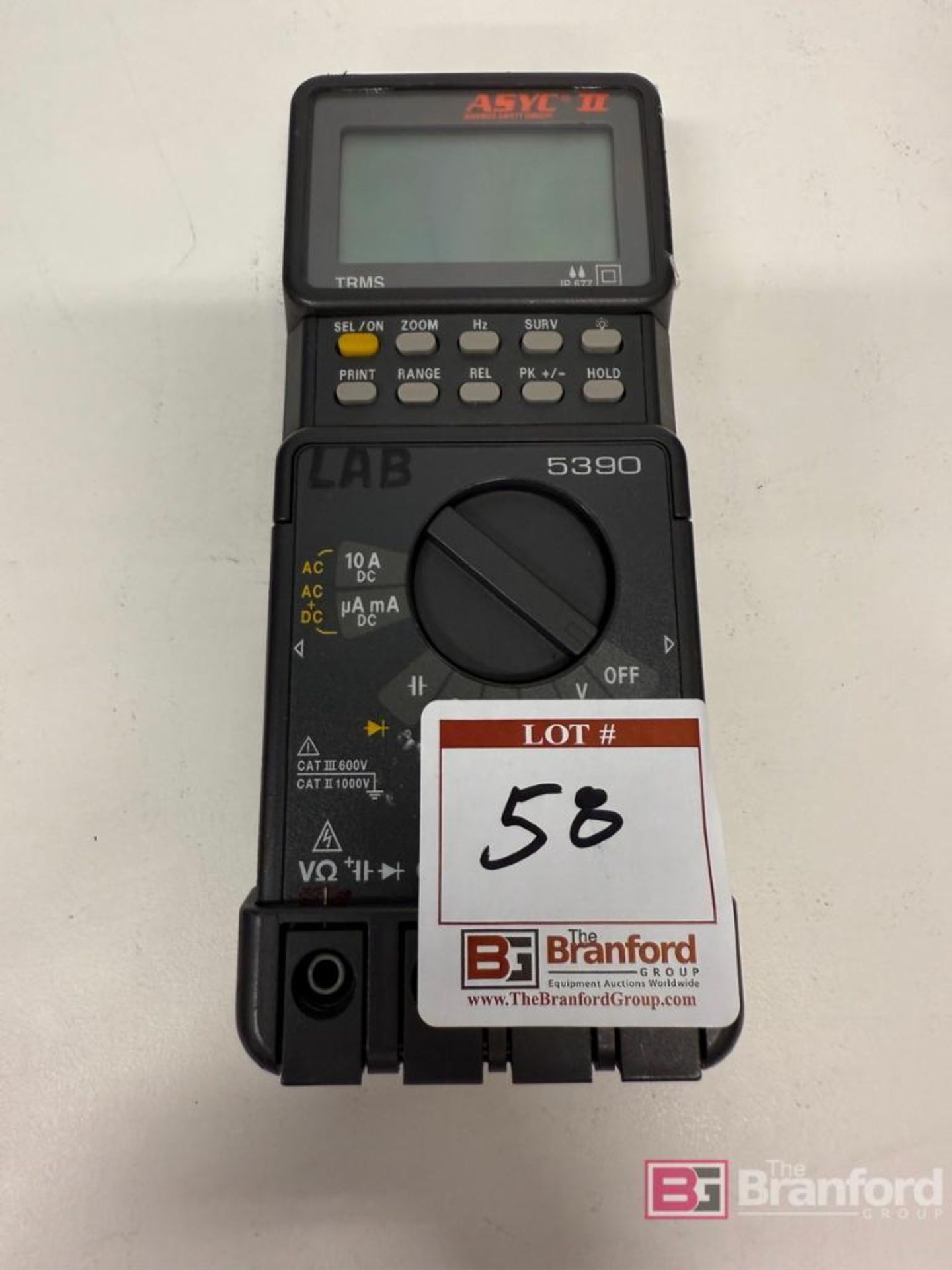 Keysight Multimeter; Model: U1253B;S/N MY57150634. (1) ASYC II; Model ...
