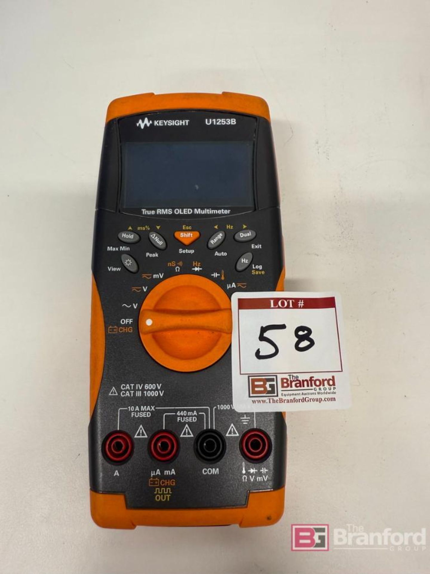 Keysight Multimeter; Model: U1253B;S/N MY57150634. (1) ASYC II; Model ...