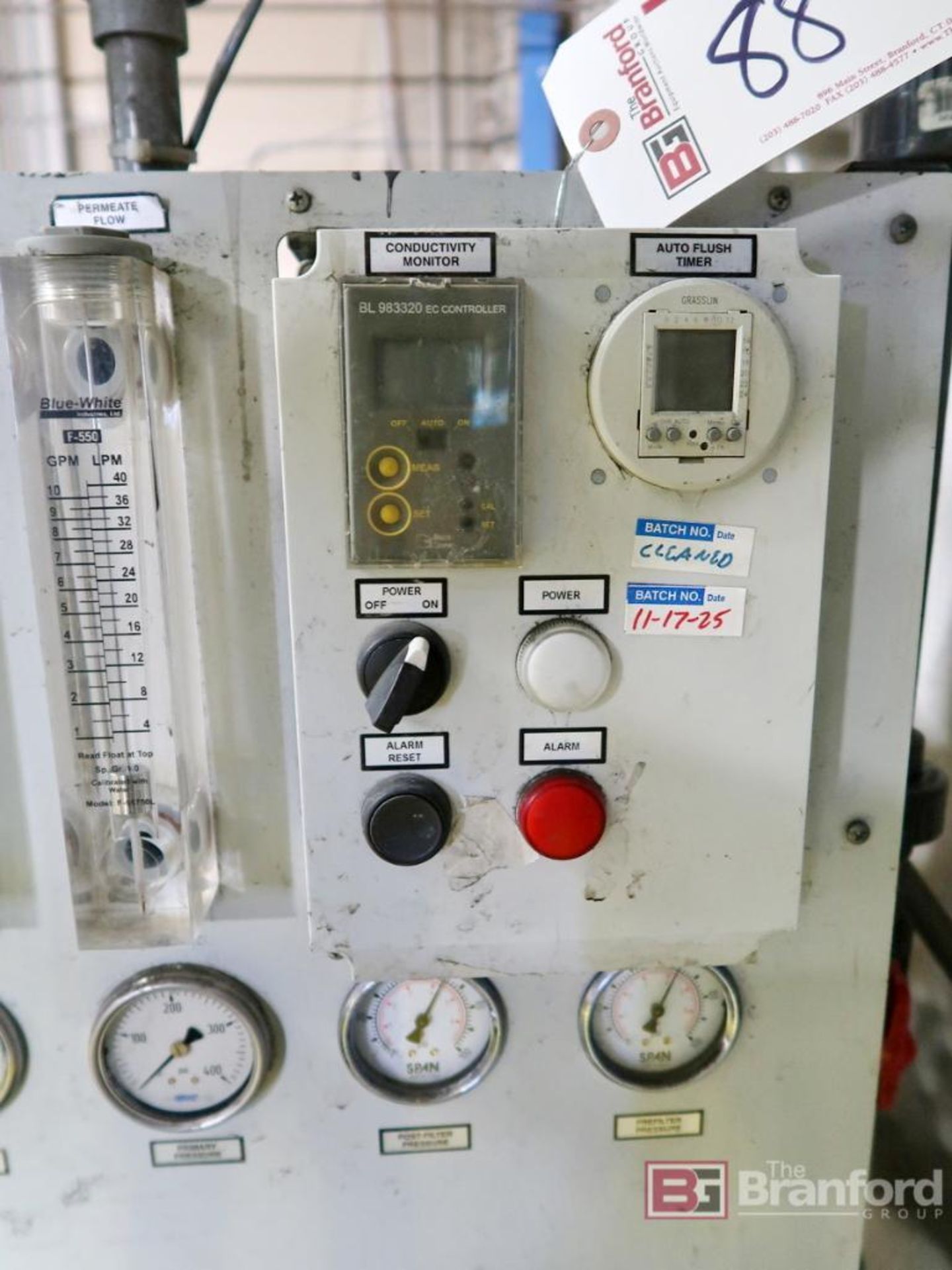 GE Pure Water Industrial E4-13200-ECN,460,6,CW Ecodyne R.O. System, S/N ...