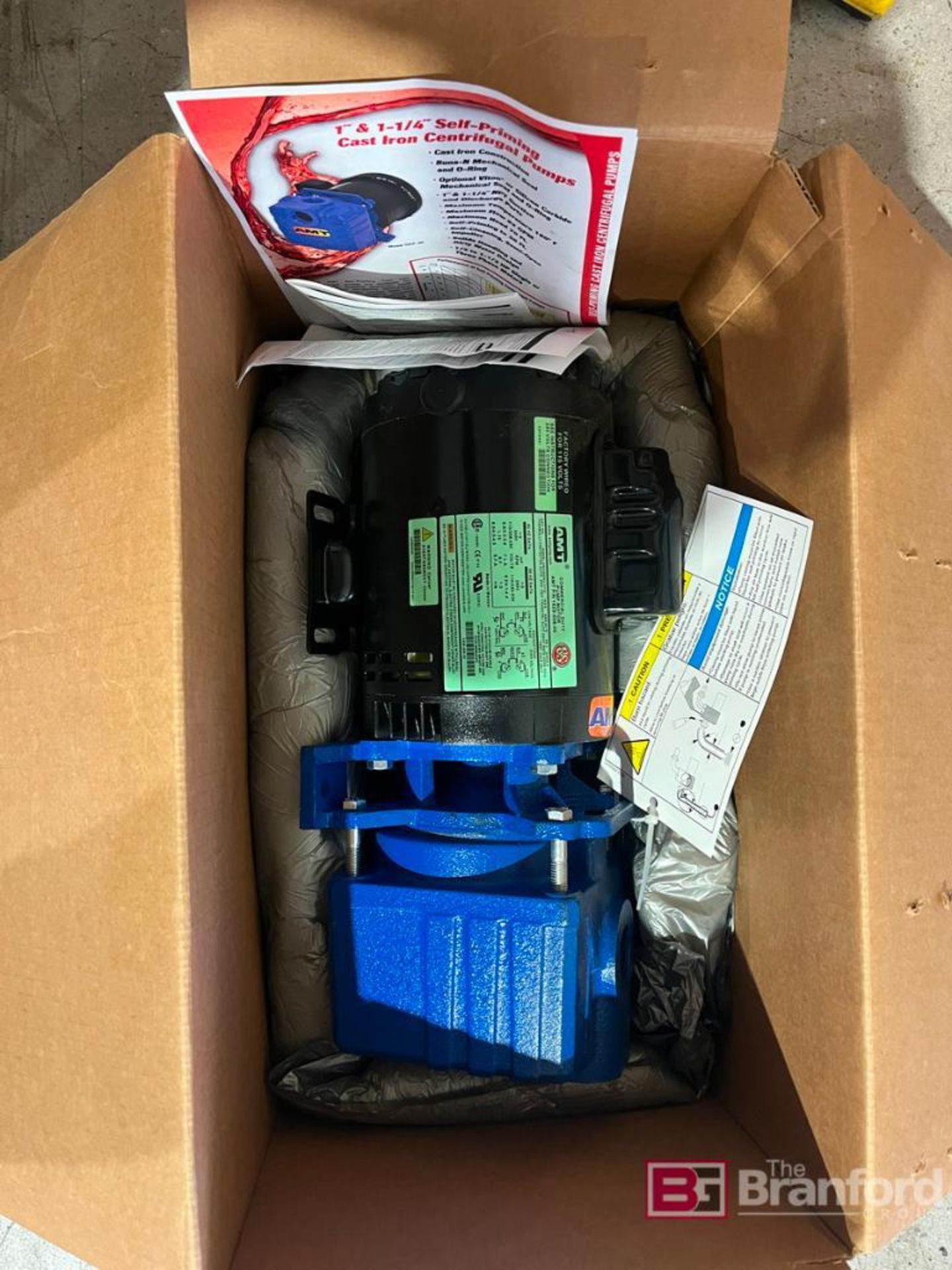 AMT Commercial Pump Motor; 1/3HP - New in Box