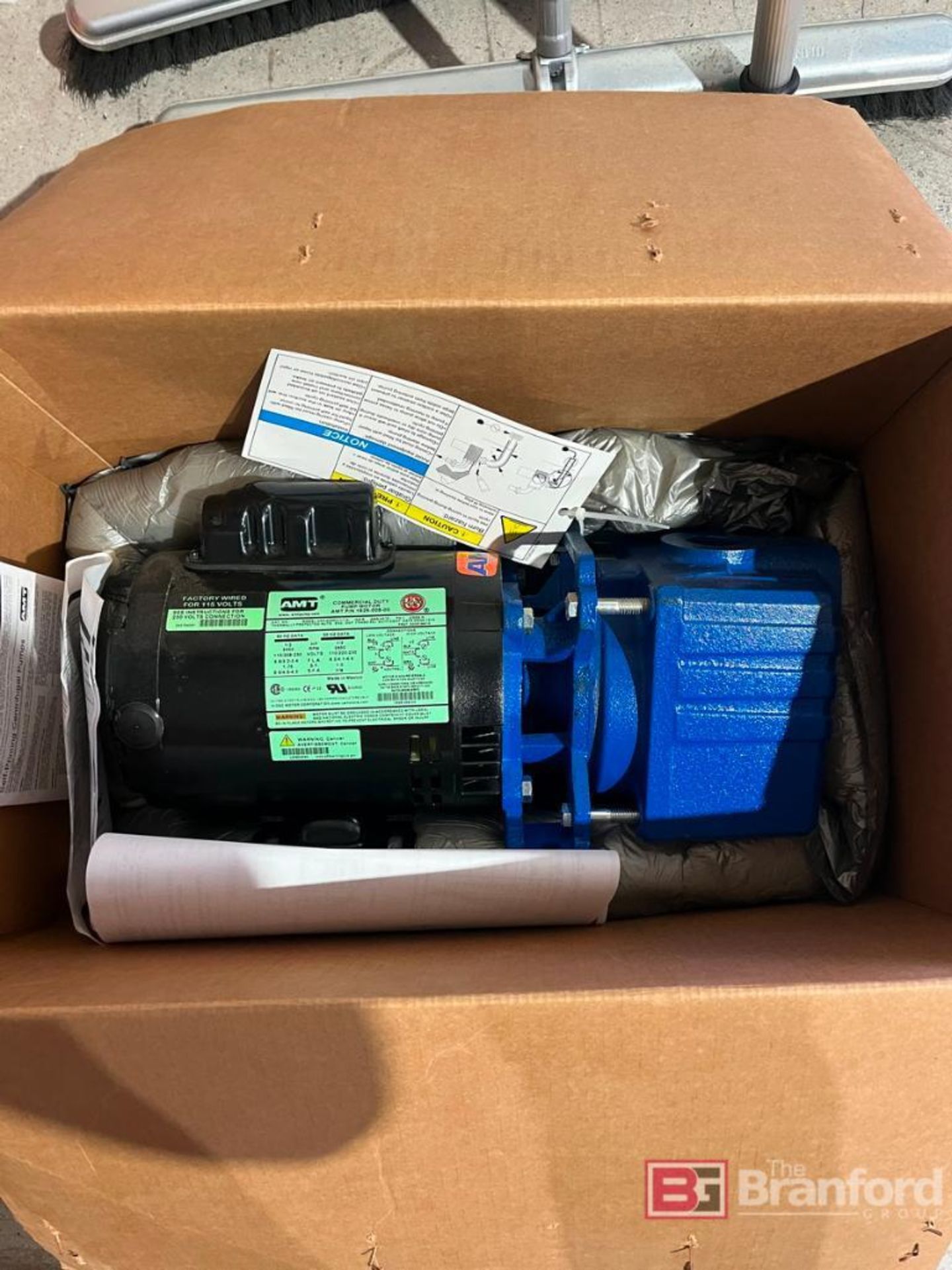 AMT Commercial Pump Motor; 1/3HP - New in Box