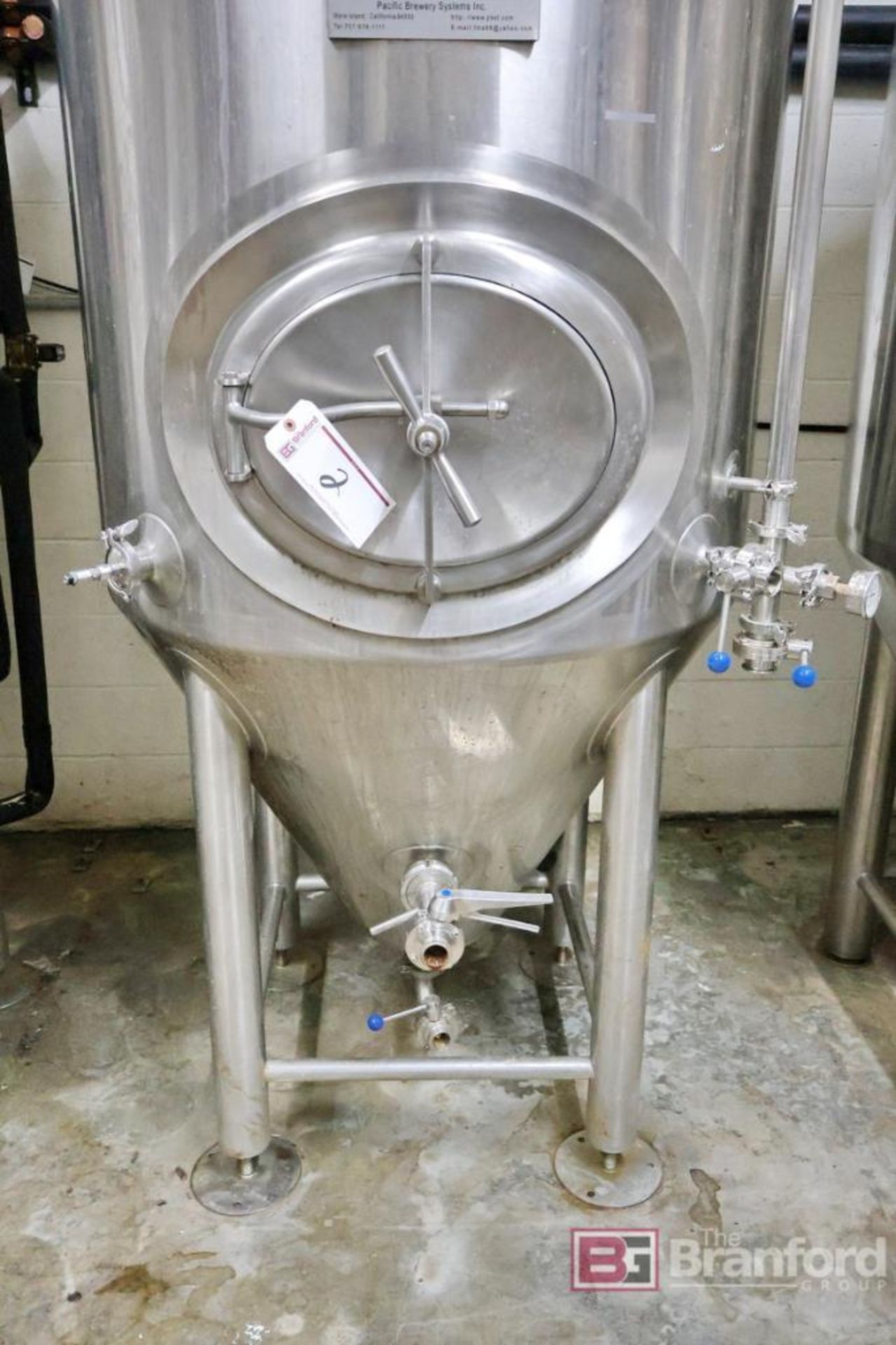 Pacific Brewery Systems 7 BBL Jacketed Unitank Fermenter, Approx. 250 ...