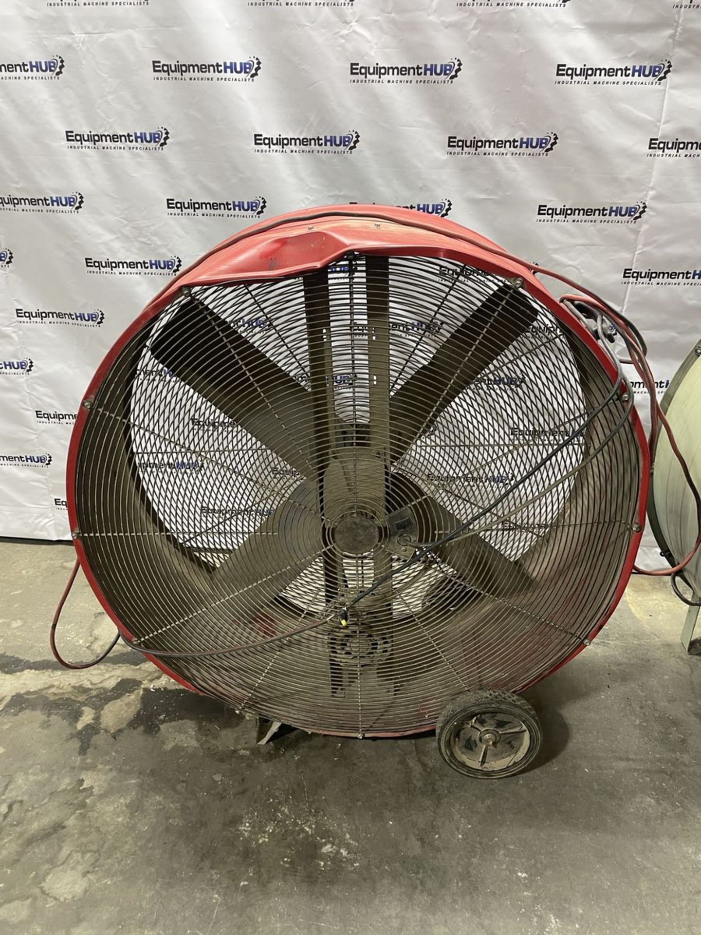Lot of (2) 42" Heavy Duty Portable Barrel Fans