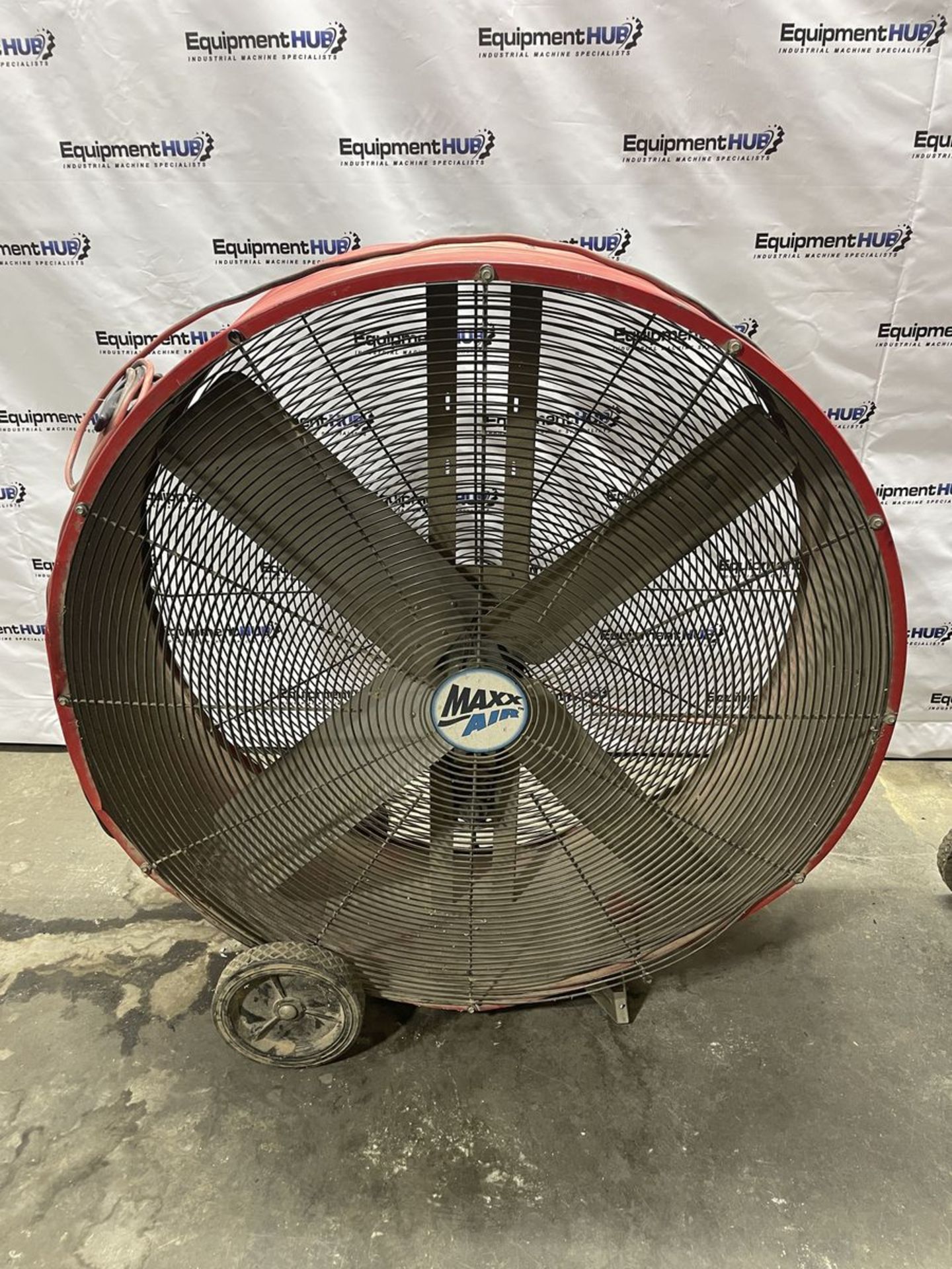 Lot of (2) 42" Heavy Duty Portable Barrel Fans