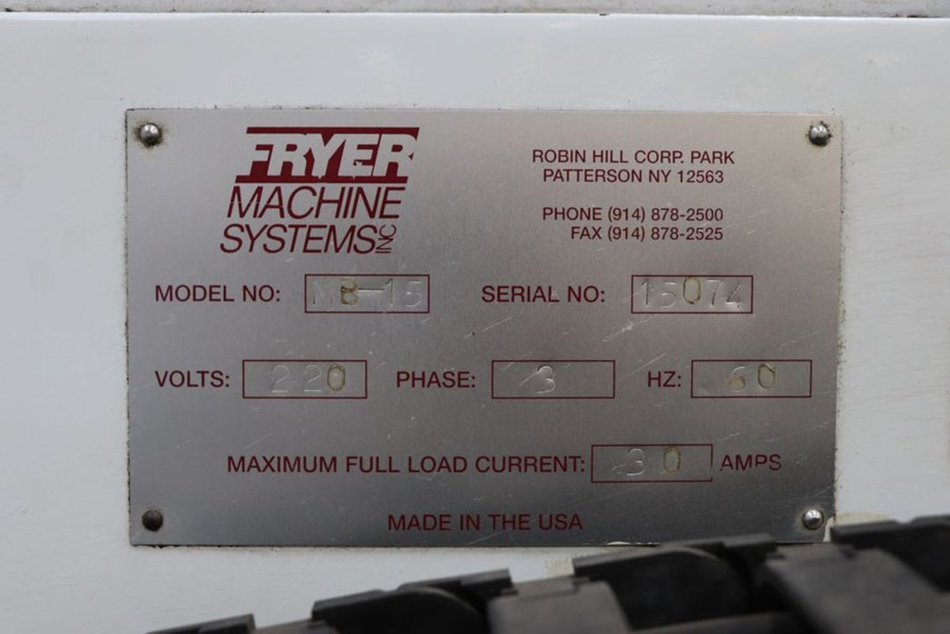 Fryer MB-15 15" x 67" CNC Bed Mill. Brand: Fryer, Model: MB-15, Serial ...
