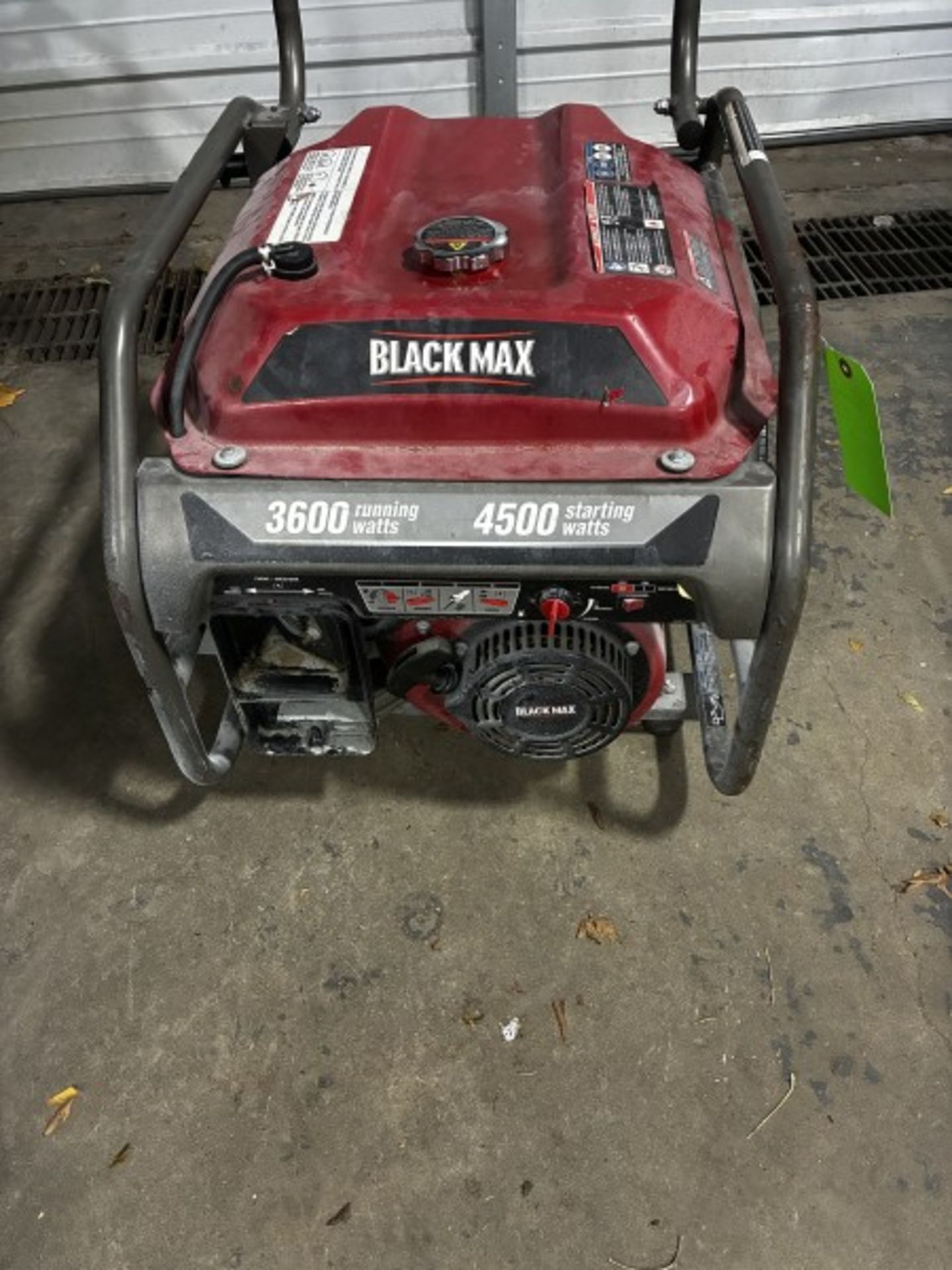 Black Max 4500 Generator