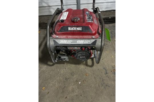 Black Max 4500 Generator