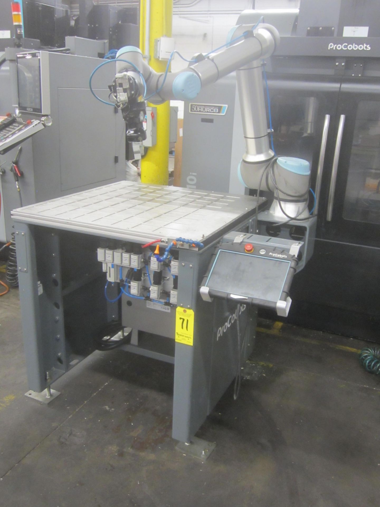 Hurco Procobots/Profeeder Table Robotic Parts Loading Cell, s/n ...
