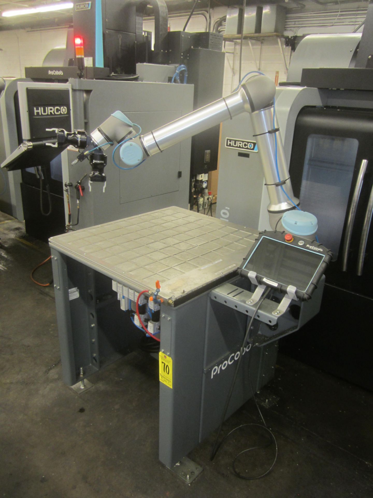 Hurco Procobots/Profeeder Table Robotic Parts Loading Cell, s/n ...