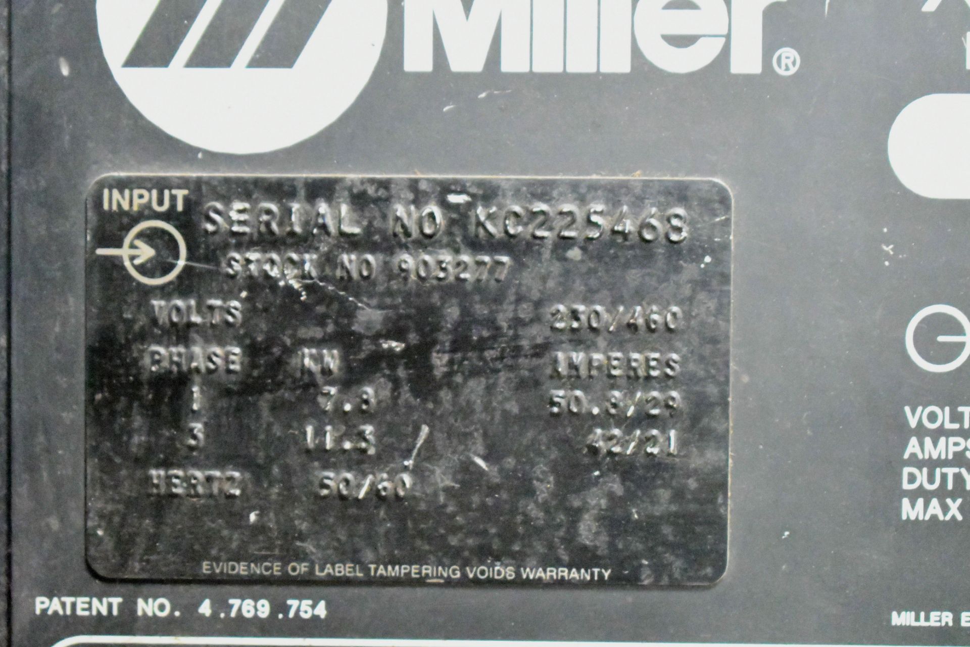 Miller Model XMT 300, 300 Amp CC/CV Portable Mig Welder with Miller ...