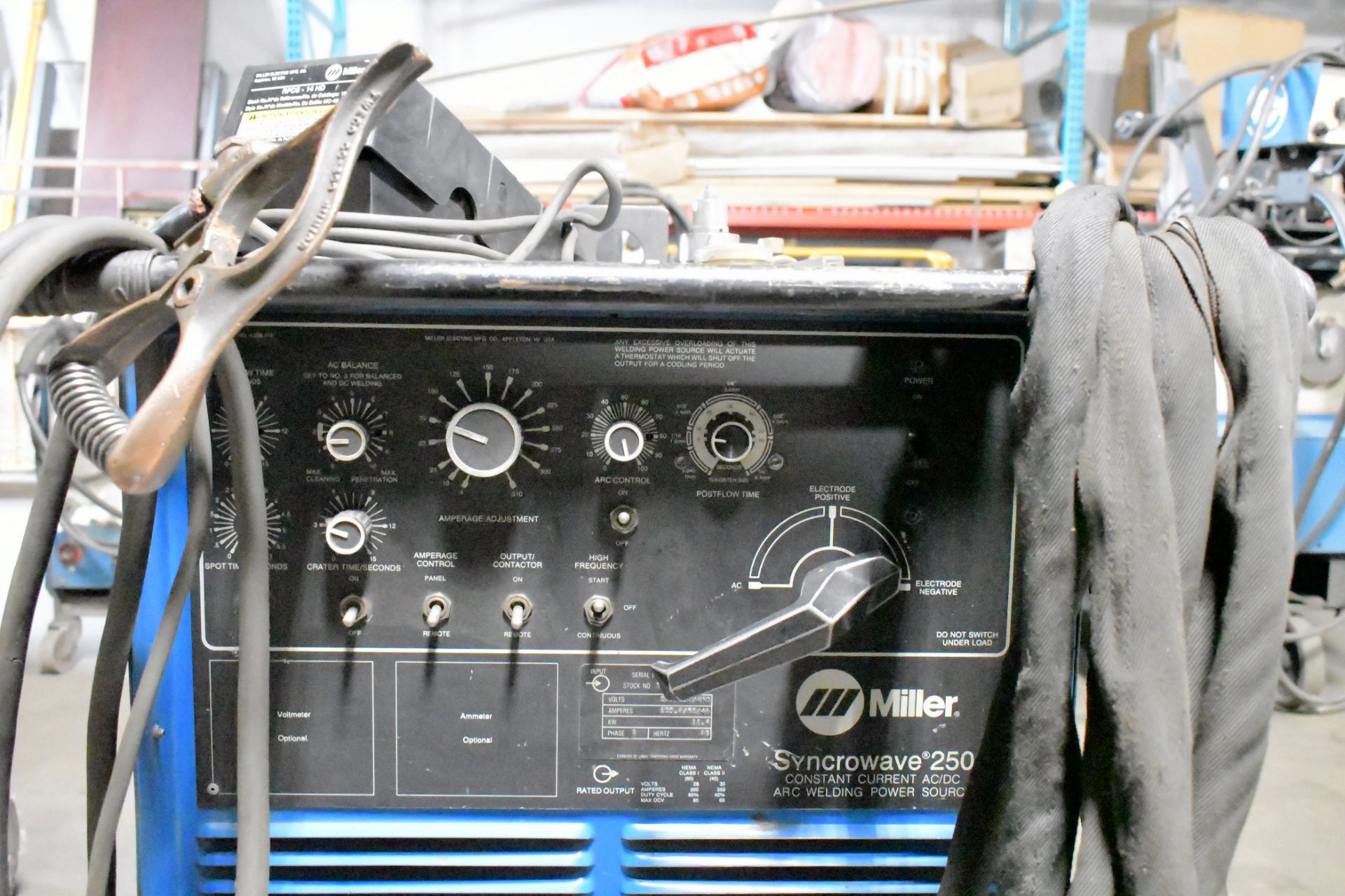 Miller Model Syncrowave 250, 250 Amp CC-AC/DC Portable Tig Welder with ...