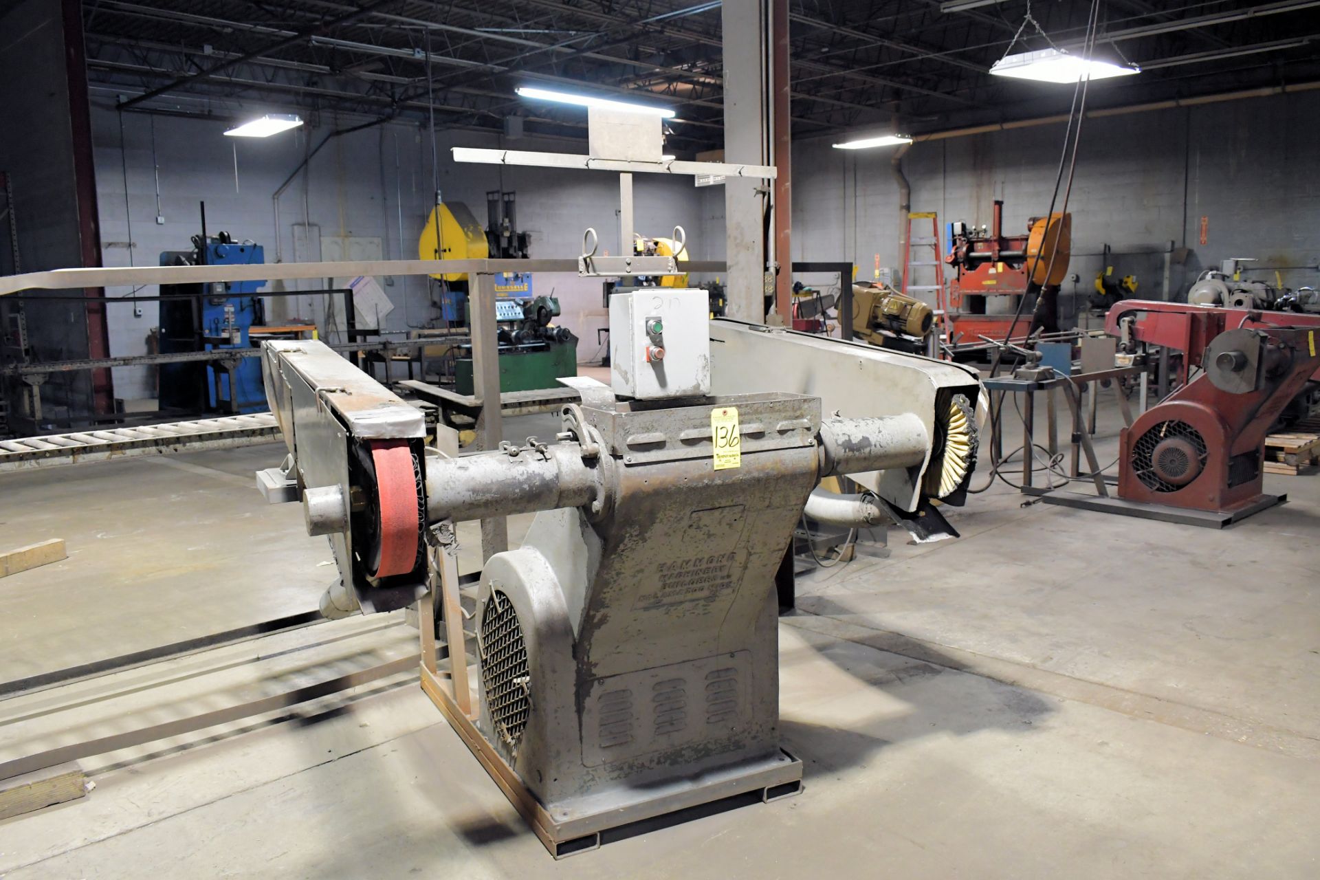 Hammond Buffing/Polishing Lathe with Back Stand, s/n 10659