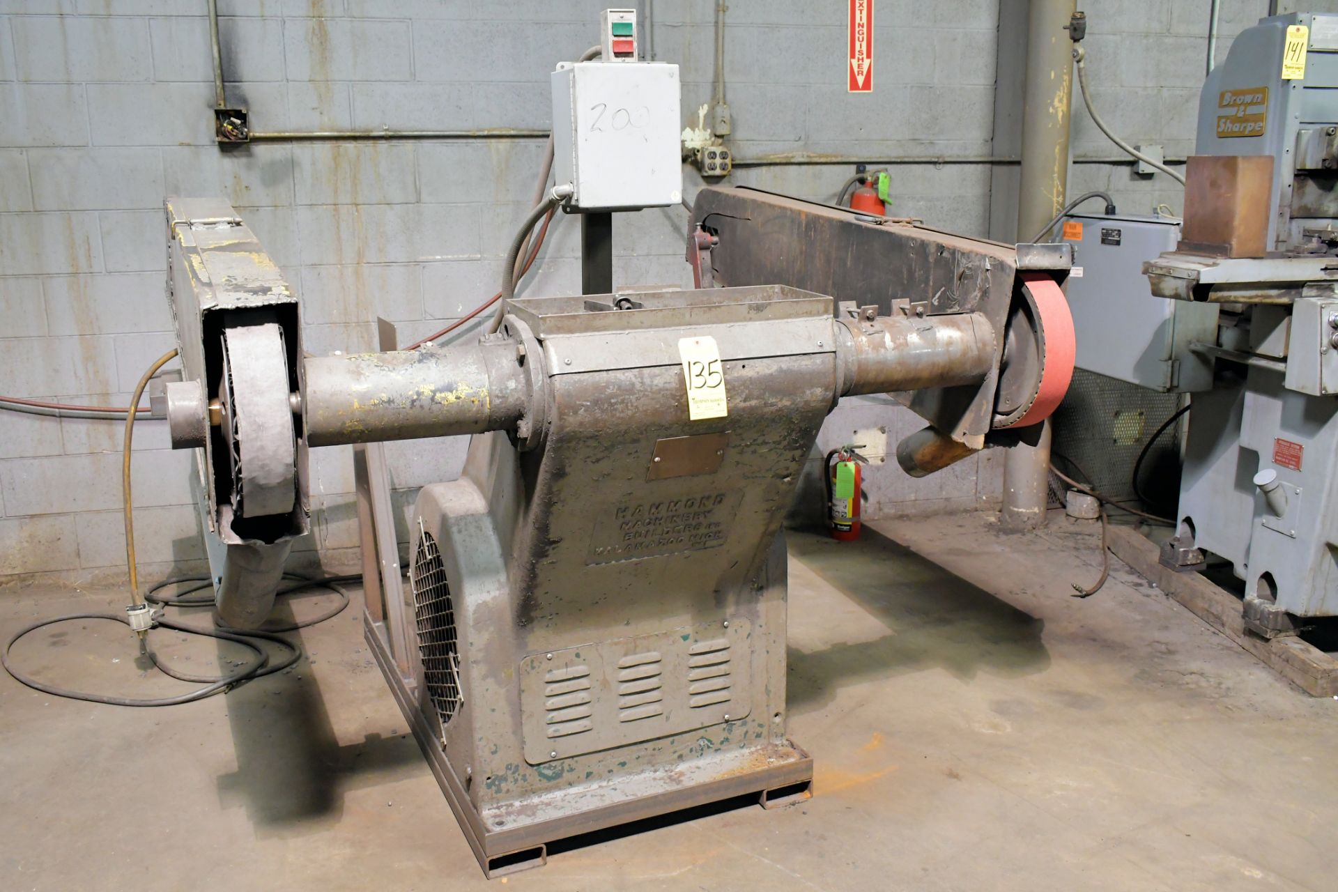 Hammond Buffing/Polishing Lathe with Back Stand, s/n 10565