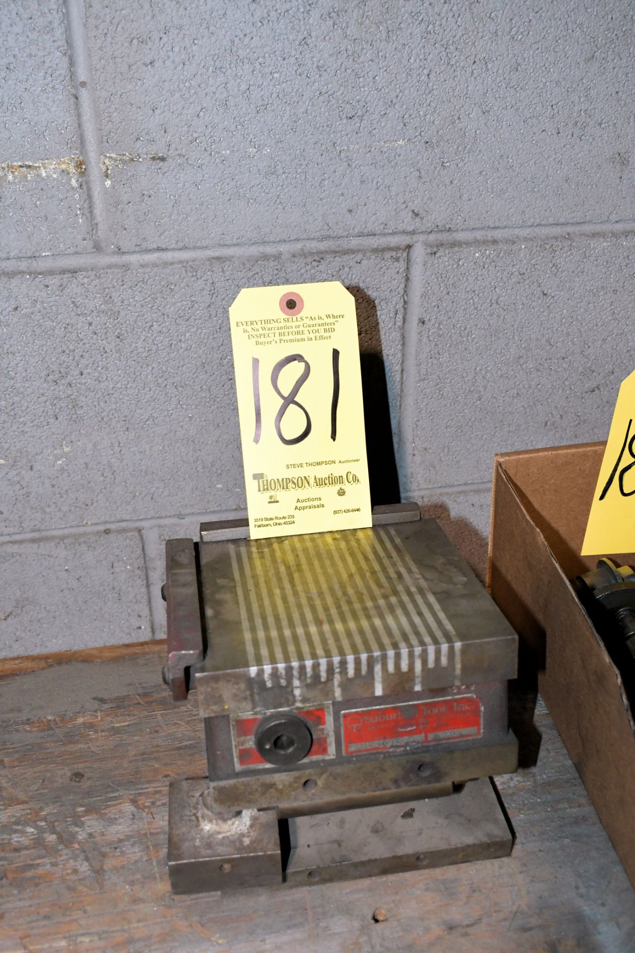 Suburban Tool Model MSP-66-FP 6" x 6" Magnetic Sine Chuck, s/n 320