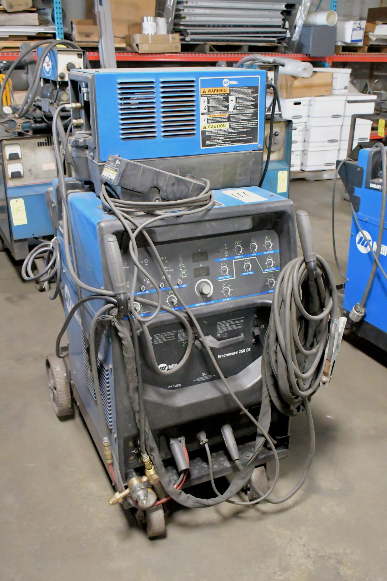 Miller Model Syncrowave 250 DX 250 Amp Portable Tig Welder with Miller ...