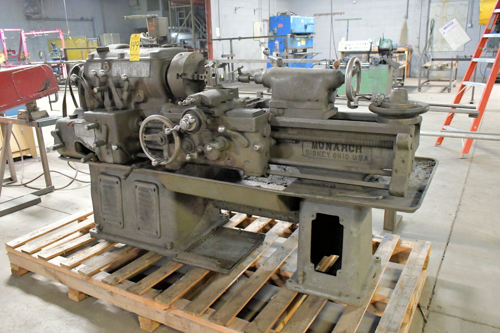 Monarch Model 12" KK Tool Room Lathe, s/n 9131; 24 to 1,000 RPM Spindle ...