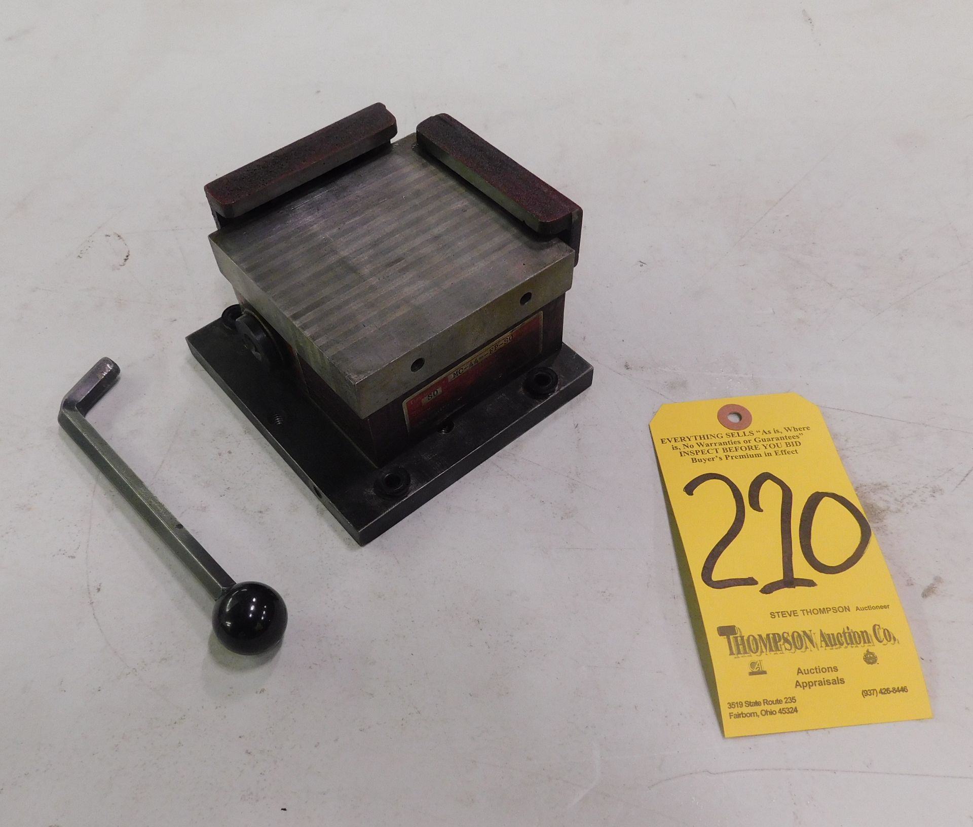 Suburban 4" X 4" Magnetic Sine Plate, Model MC-44-FP-S0