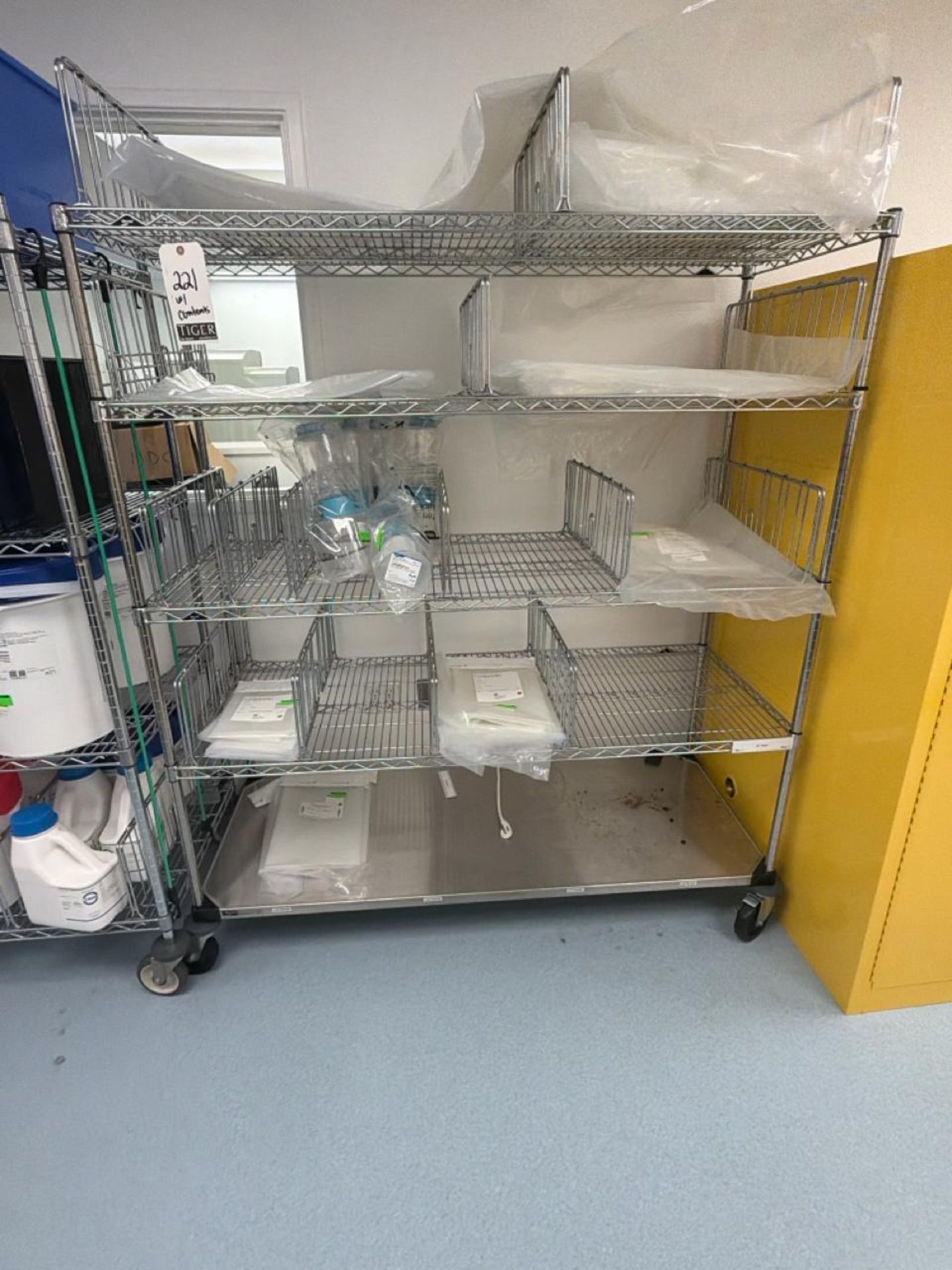 Lot Intermetro Super Erecta Shelving Unit Features 5 Shelves, Includes ...