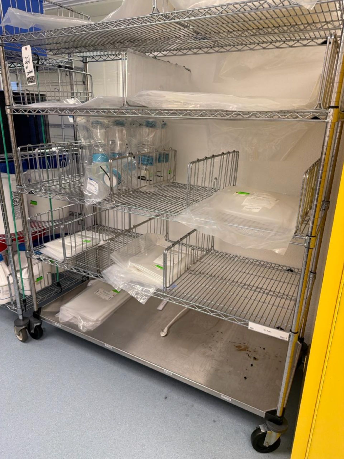 Lot Intermetro Super Erecta Shelving Unit Features 5 Shelves, Includes ...