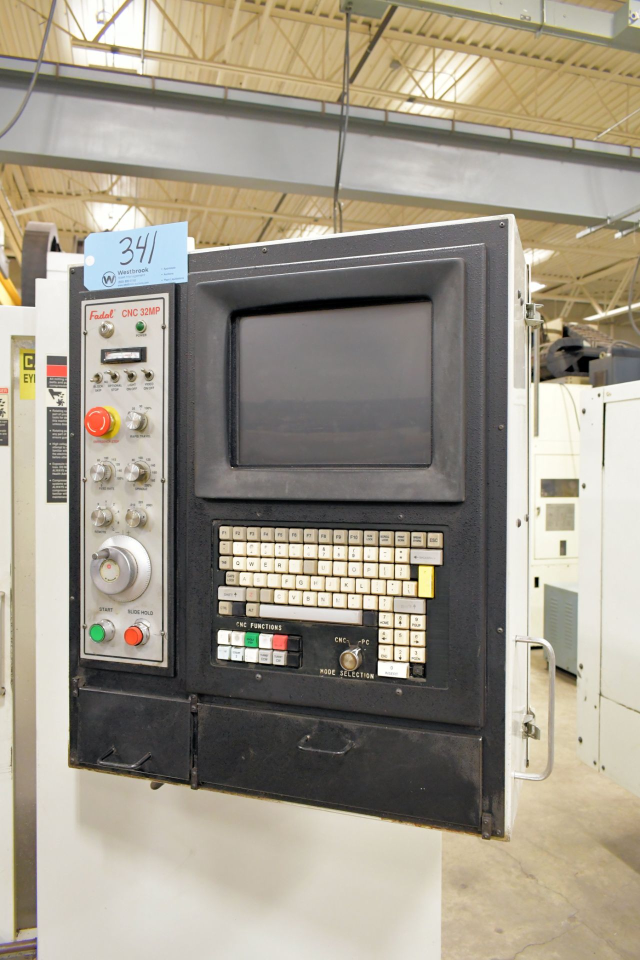 Fadal Model VMC-4020HT CNC Vertical Machining Center, s/n 9501801 ...