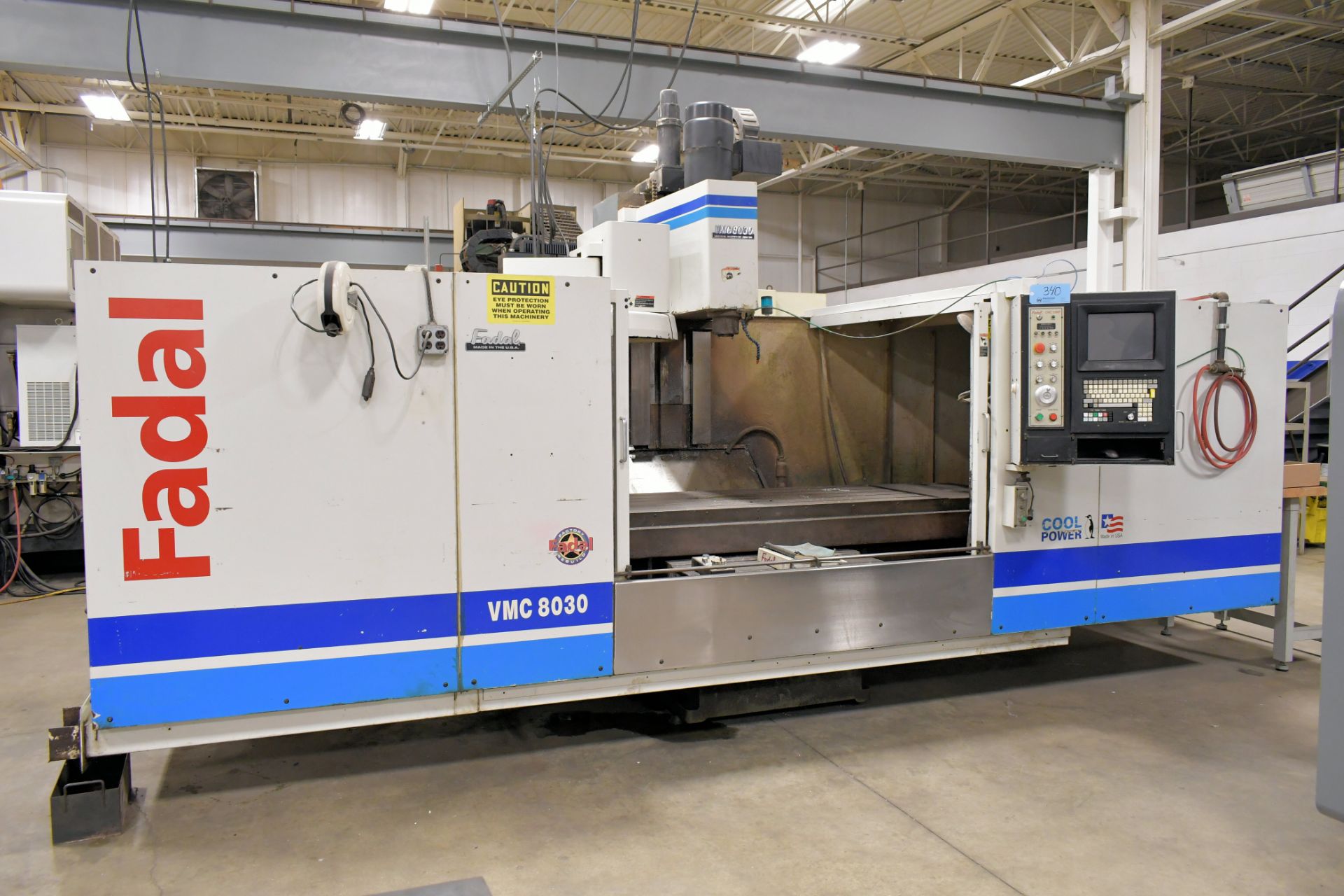 Fadal Model VMC 8030HT CNC Vertical Machining Center, s/n 9503411 ...