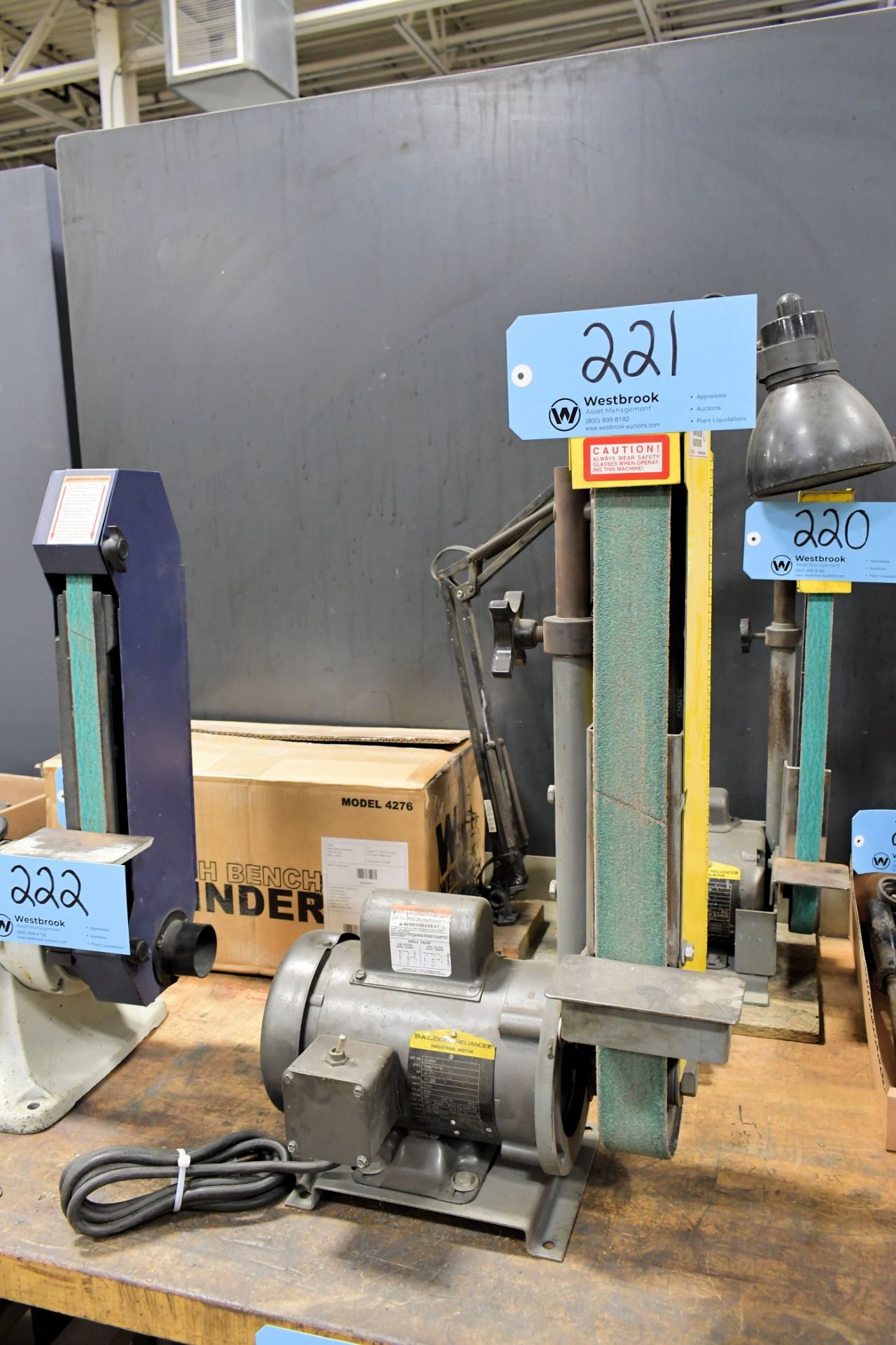 Kalamazoo 2" x 48" Benchtop Belt Sander; 1/2 HP, 3,450 RPM, 115 Volt