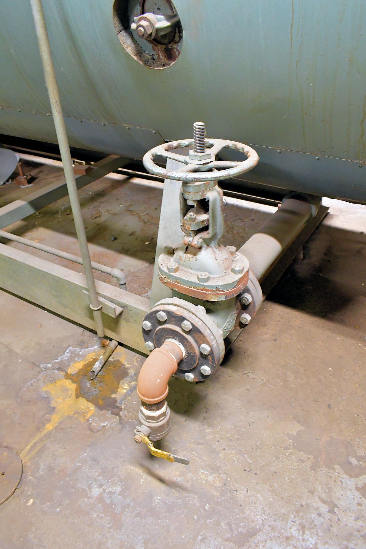 1958 York Shipley Steam-Pak Model SPW56-150-N 150-HP Gas Fired Boiler ...