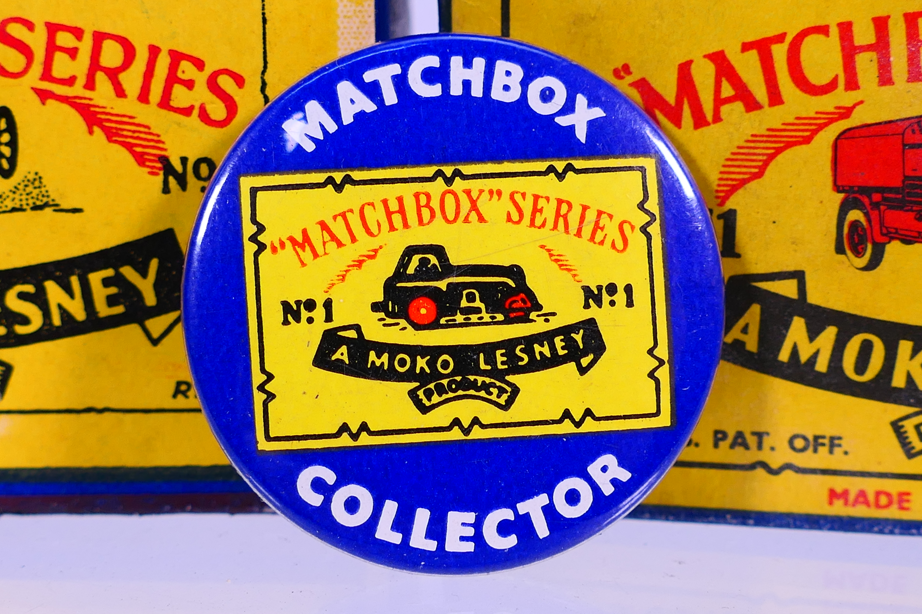 Matchbox - A group of six original EMPTY Type B and C, Matchbox boxes ...