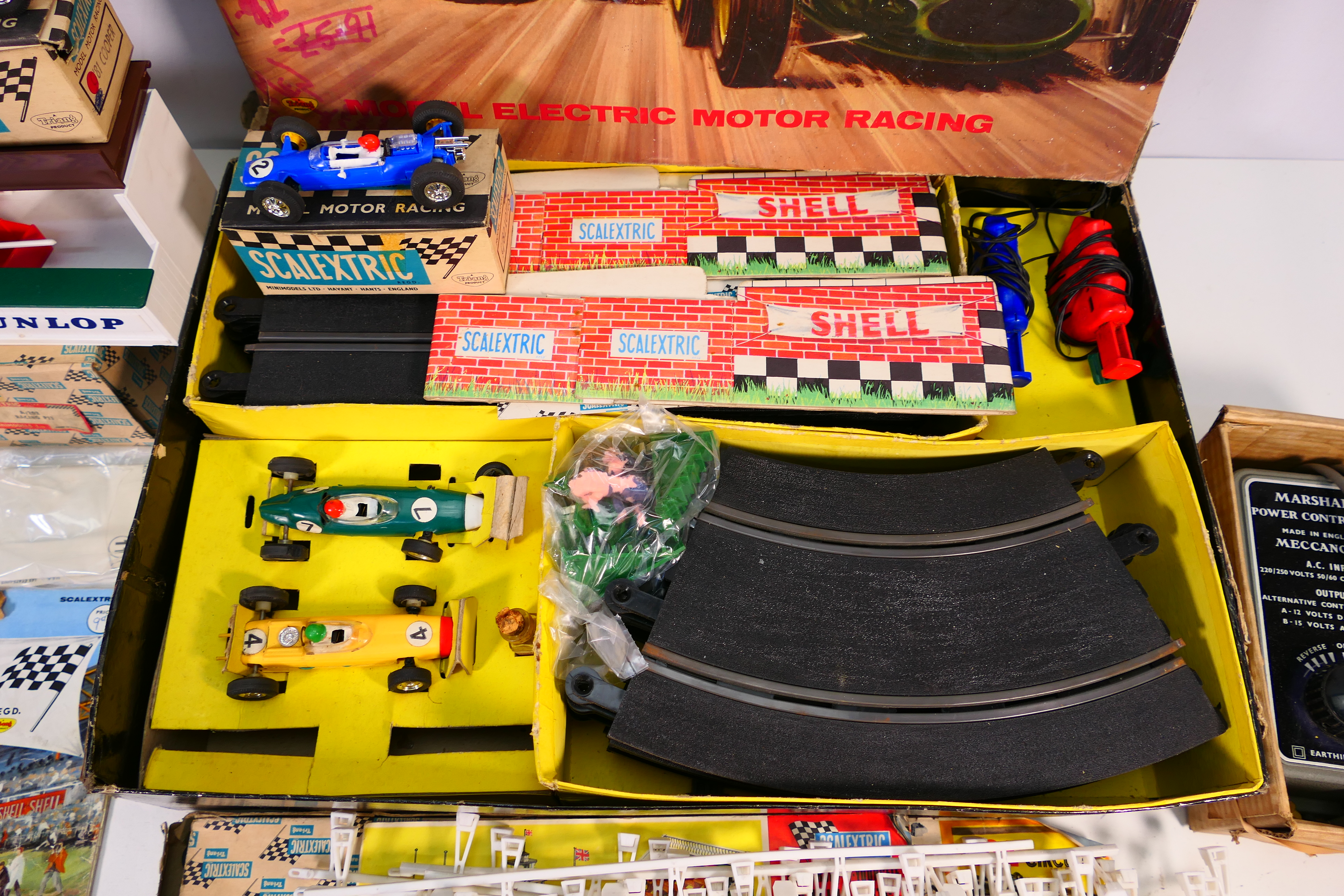 Scalextric - A boxed Scalextric Set 50 with two boxed Scalextric cars ...