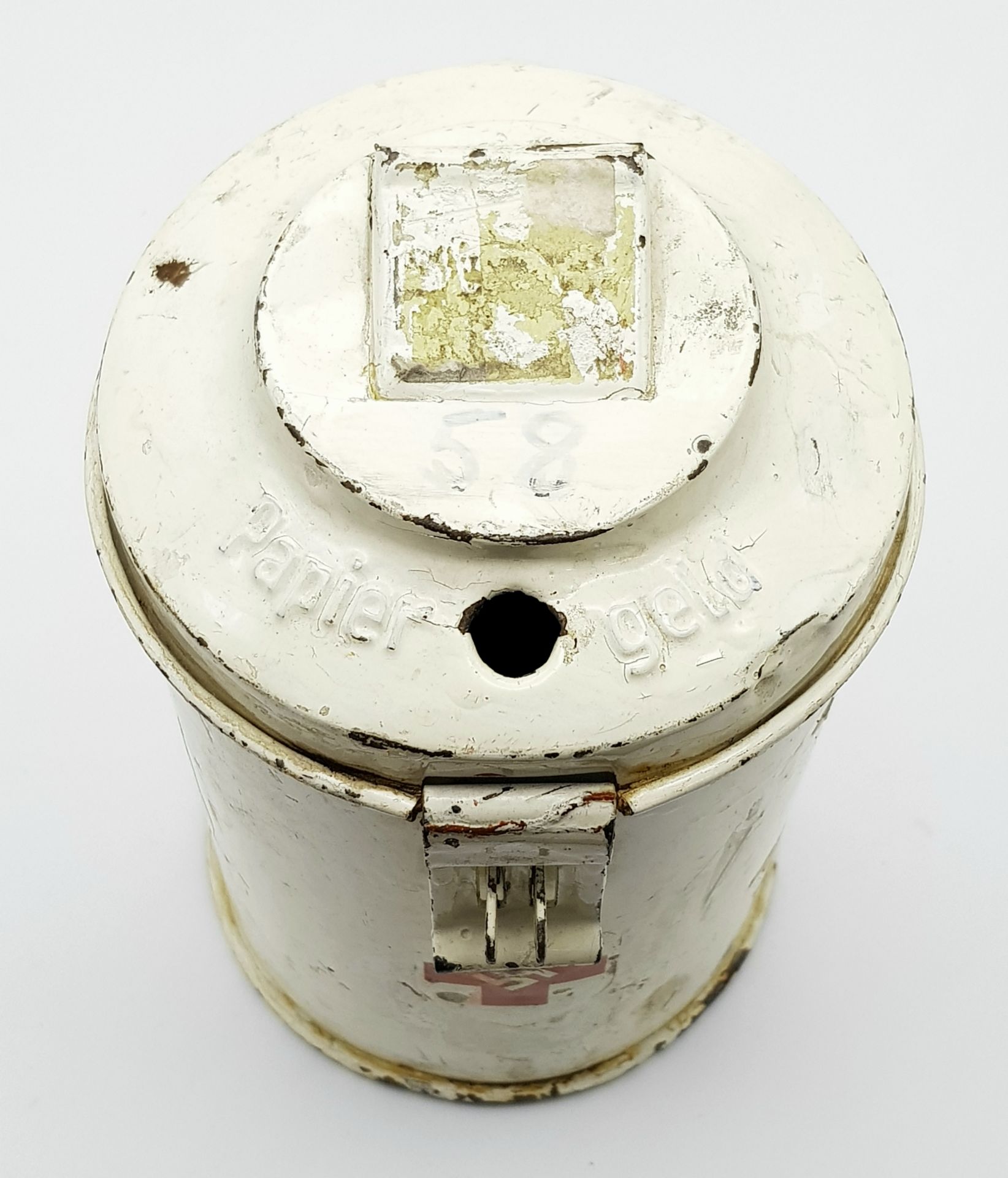 WW2 German DRK (German Red Cross) Wesco collection tin.