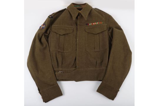 WW2 Battle Dress Blouse, REME, New Zealand Manufacture. A good example ...