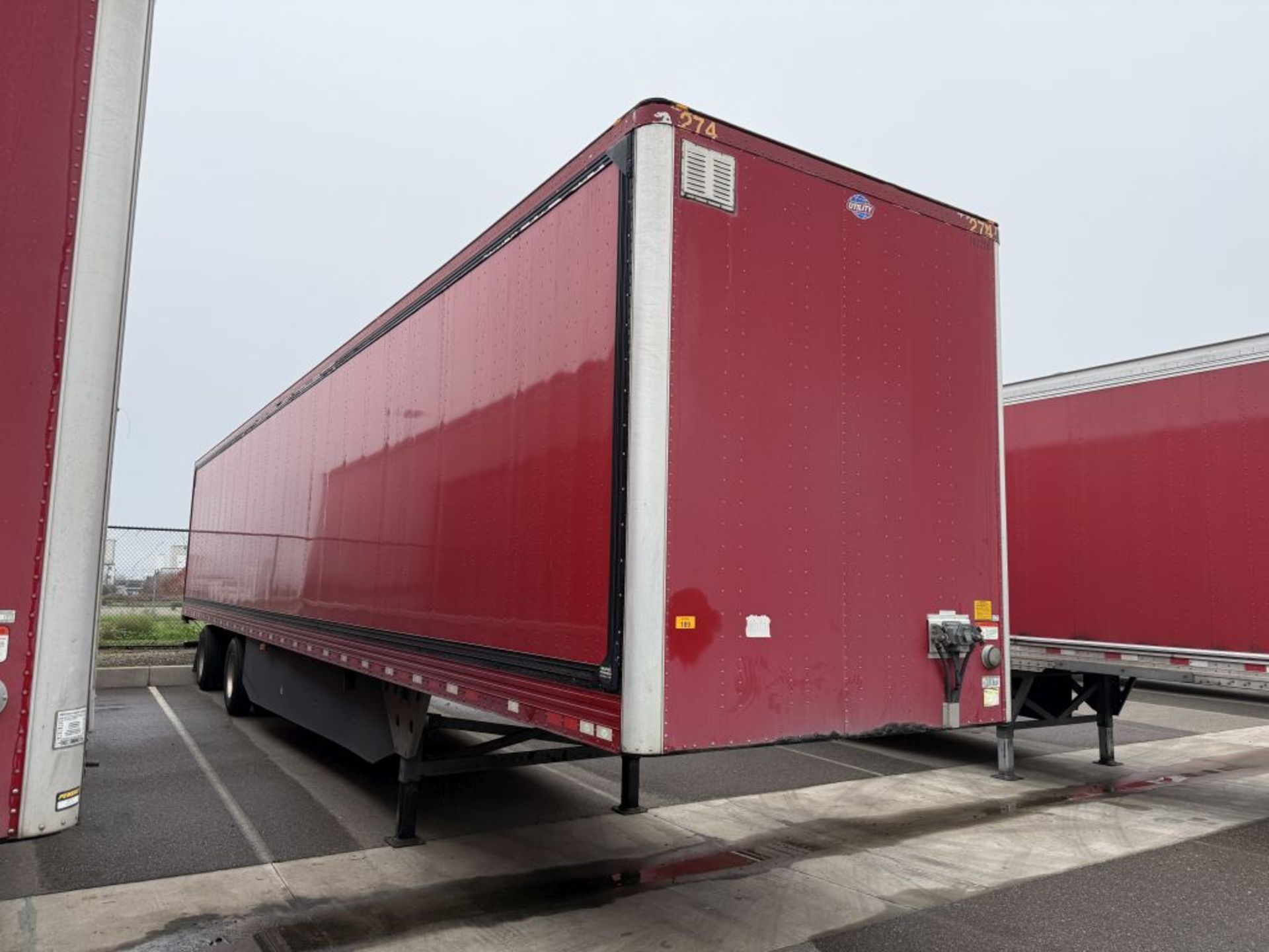 2016 Utility 53' Dry Van Trailer, VIN No 1UYVS2539H3989118, 53' x 102 ...