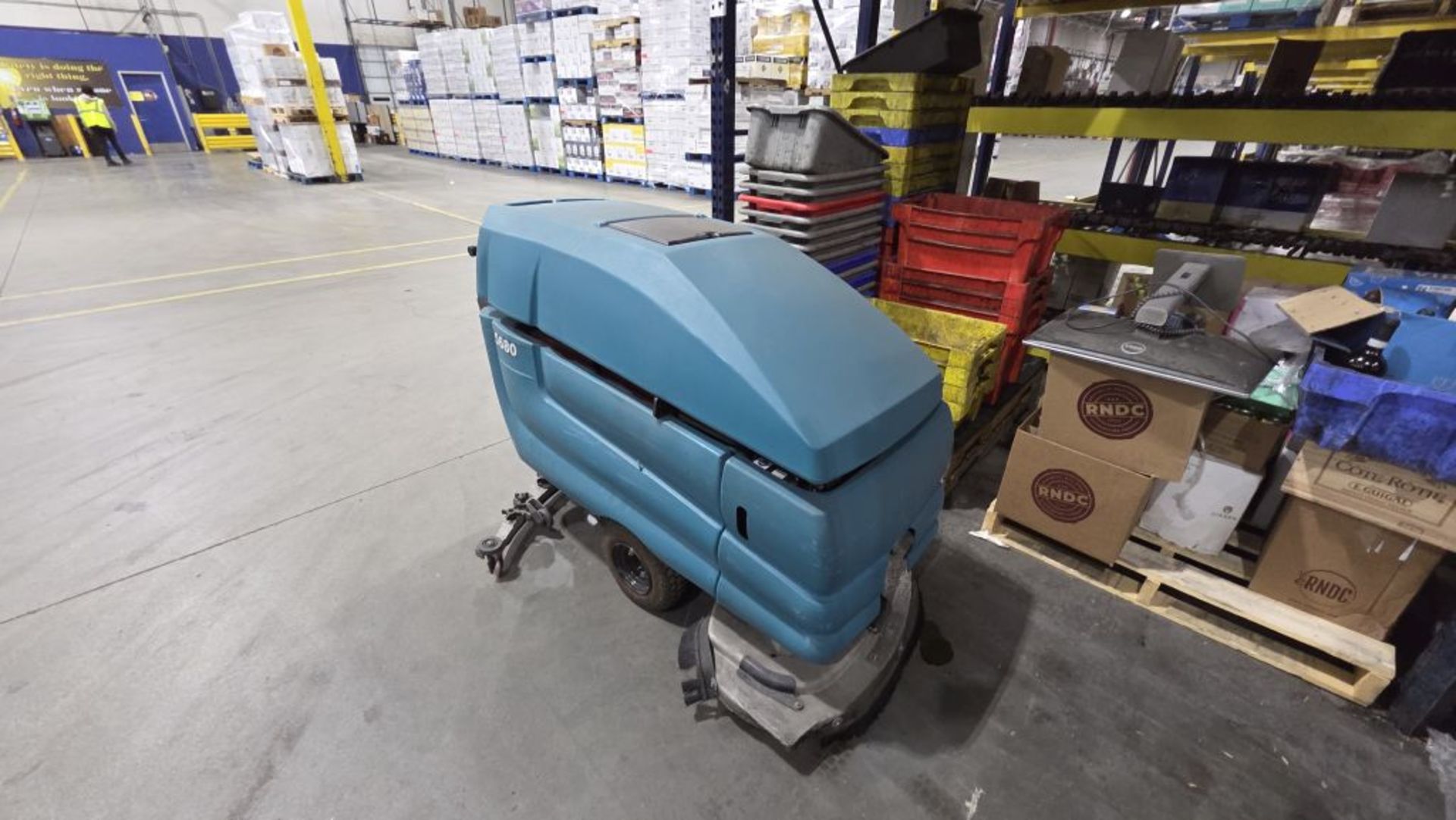 2013 Walk Behind Tennant Scrubber, model 5680, s/n 5680-10622255, 36V ...