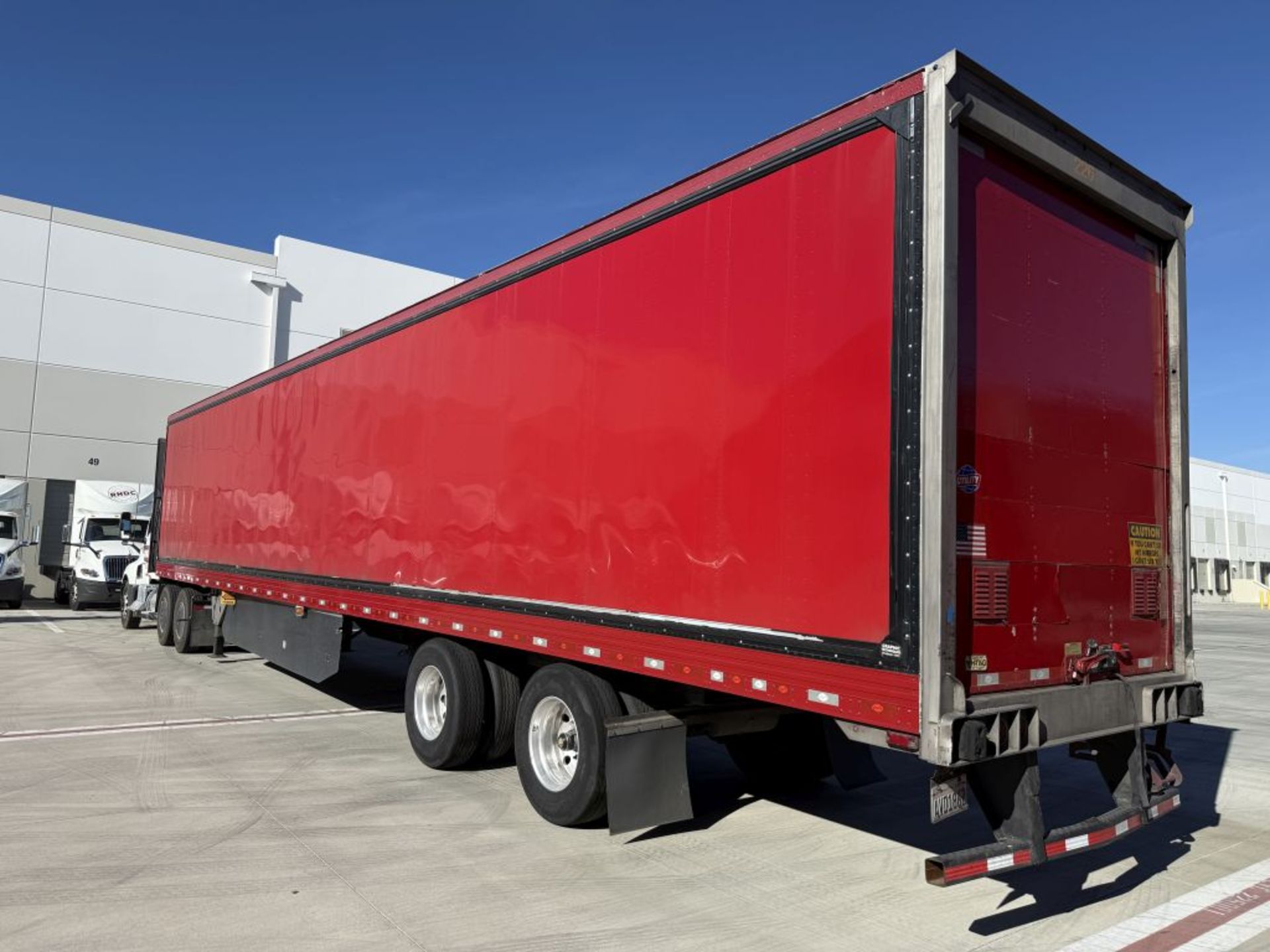 2016 Utility 53' Dry Van Trailer, VIN No 1UYVS2538H3989403, 53' x 102 ...
