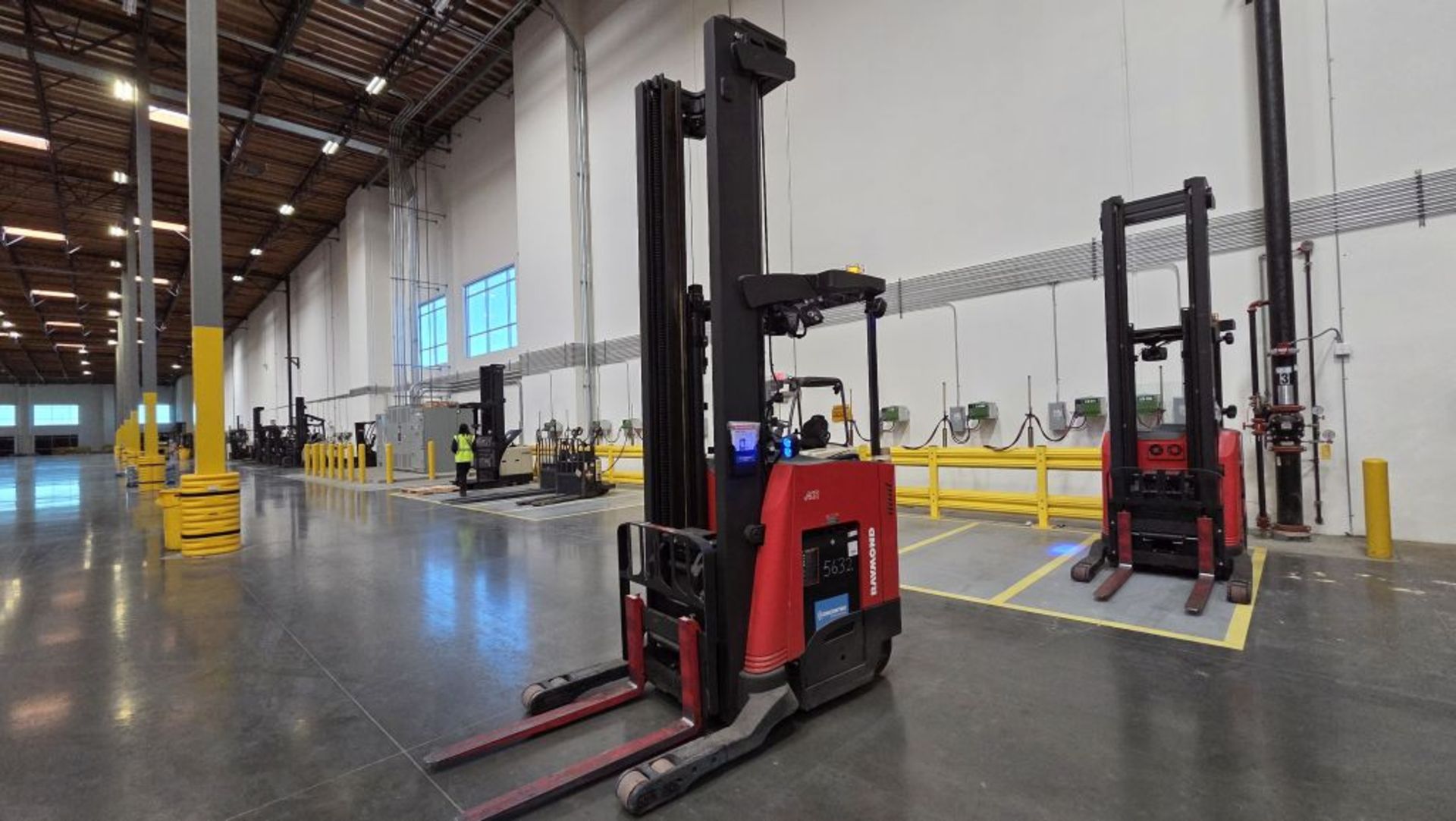 2023 Raymond Narrow Aisle Stand-Up Reach Truck, model 750-R45TT, s/n ...