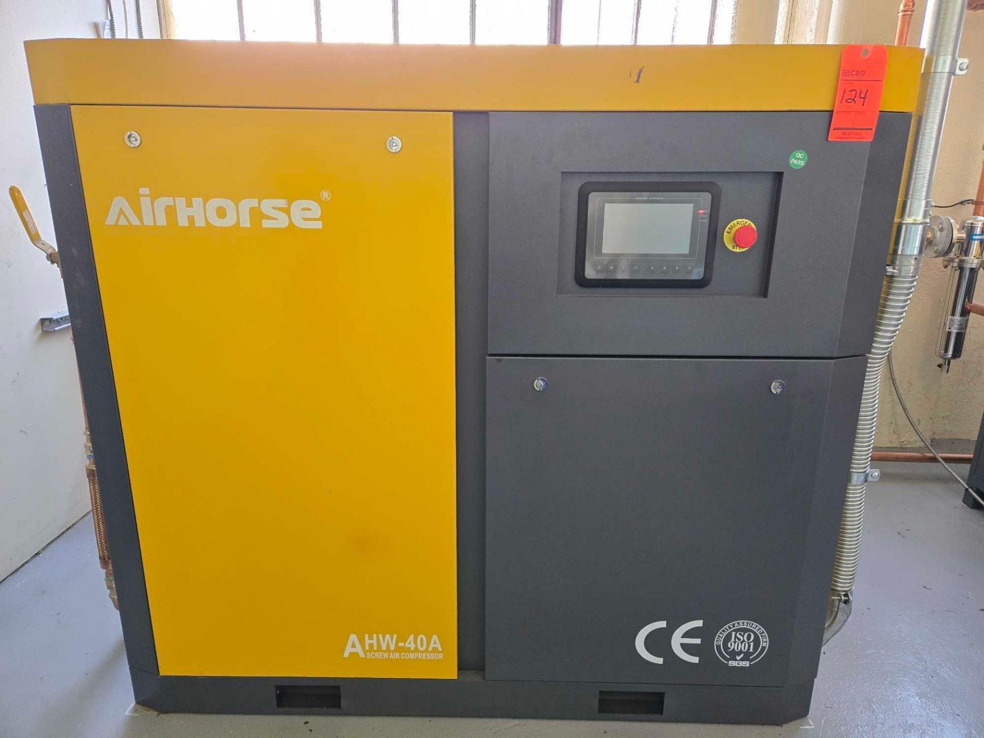 2024 AirHorse 40HP screw air compressor with digital display m/n AHW ...