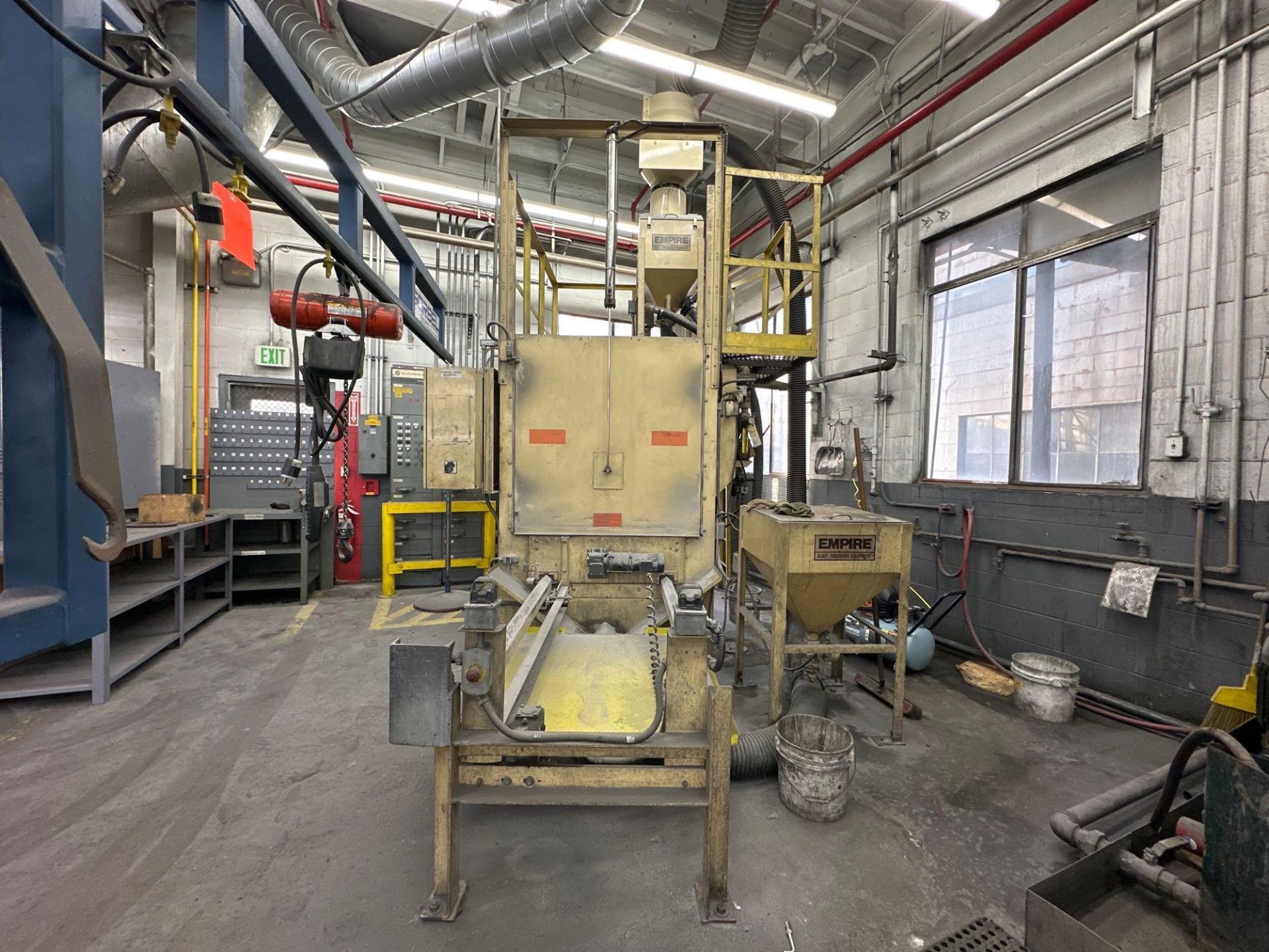 Empire 6060-RS blast finishing system, SN E-00003 (MACHINE SHOP 3)