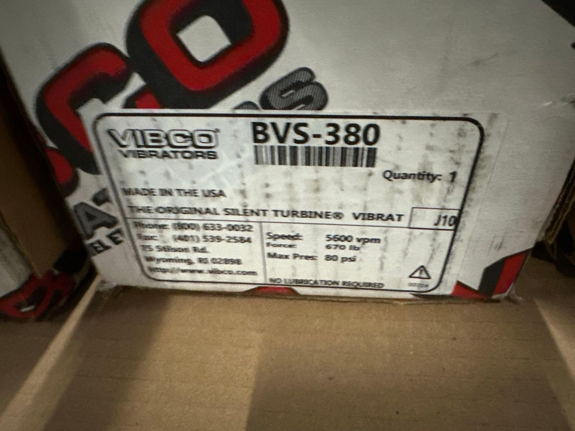Lot of assorted Vibco industrial vibration pieces, including (3) SCR ...
