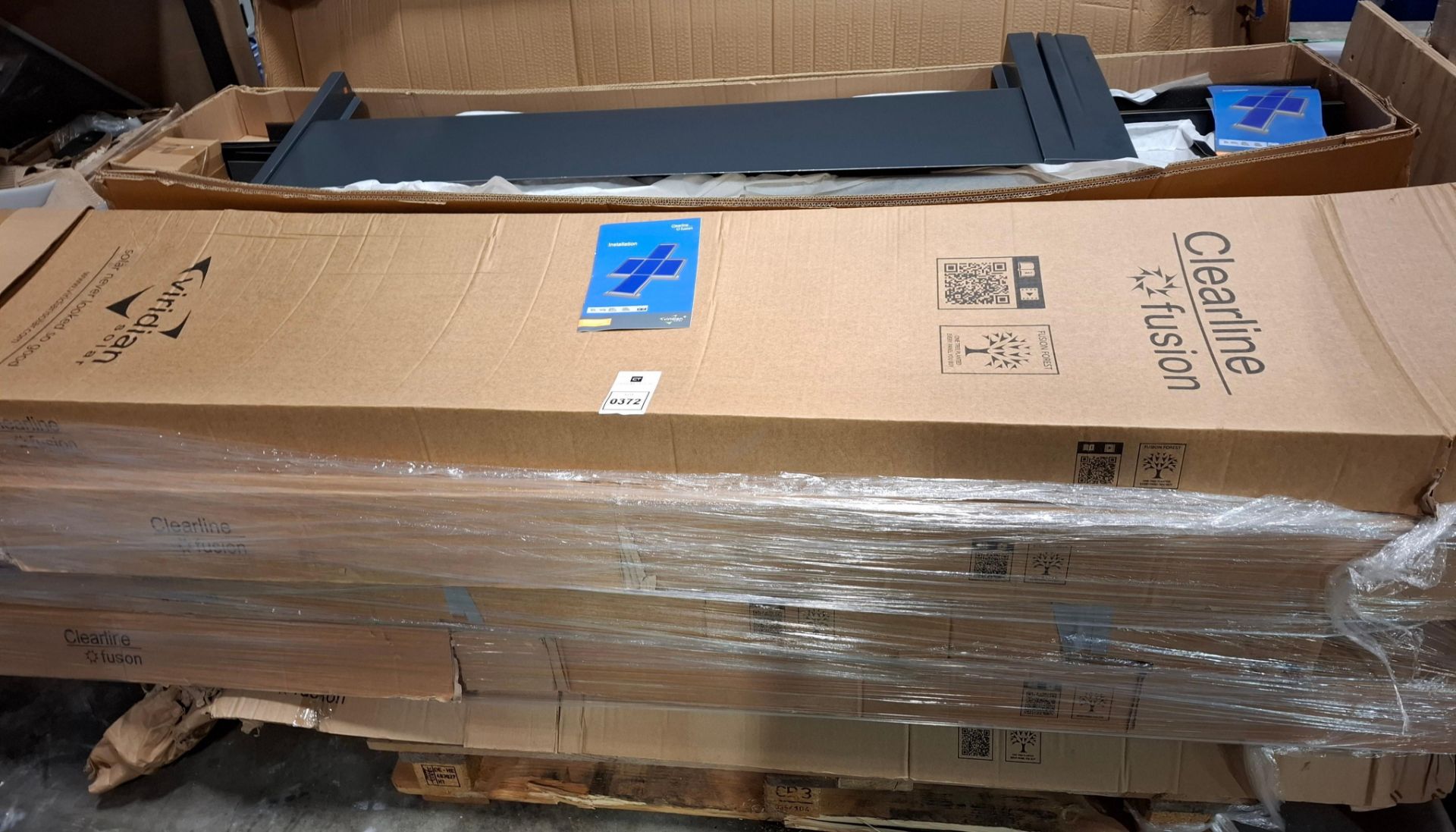 8 X BRAND NEW CLEARLINE FUSION SOLAR PANEL SUPPORT FRAME ON ONE PALLET