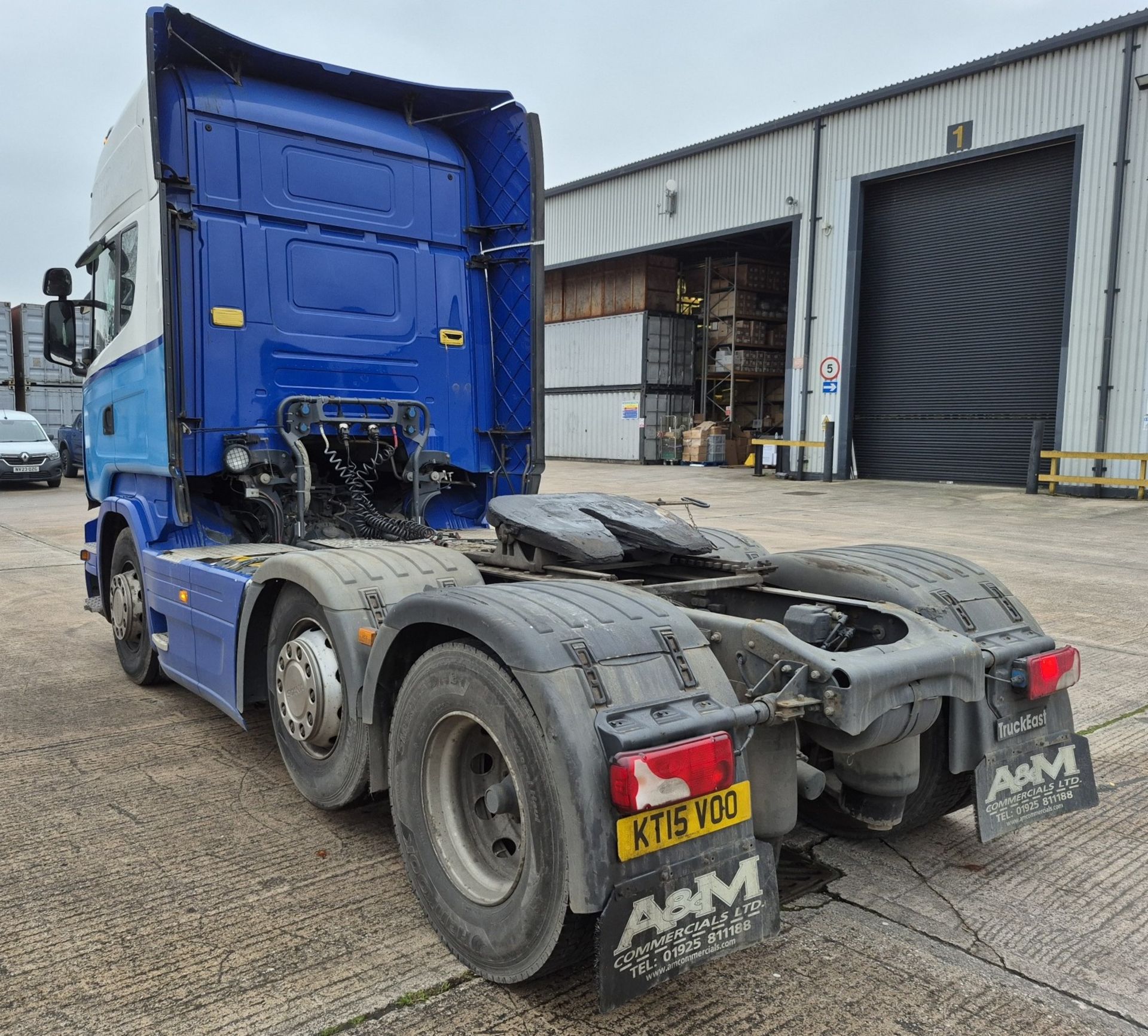 BLUE SCANIA R-SRS L-CLASS DIESEL TRACTOR 12740cc FIRST REGISTERED 06/07 ...